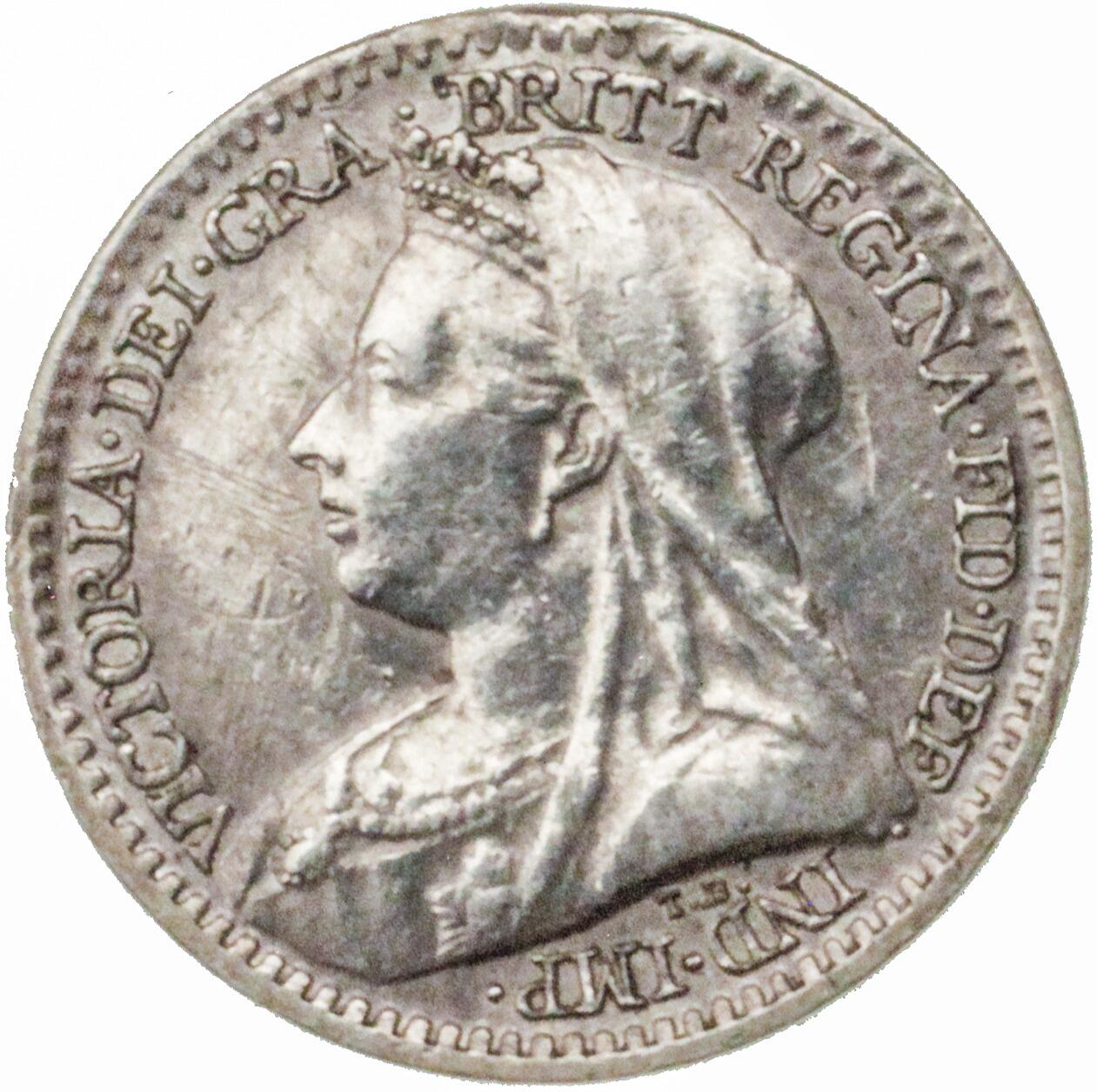 Victoria, Silver penny, 1894.