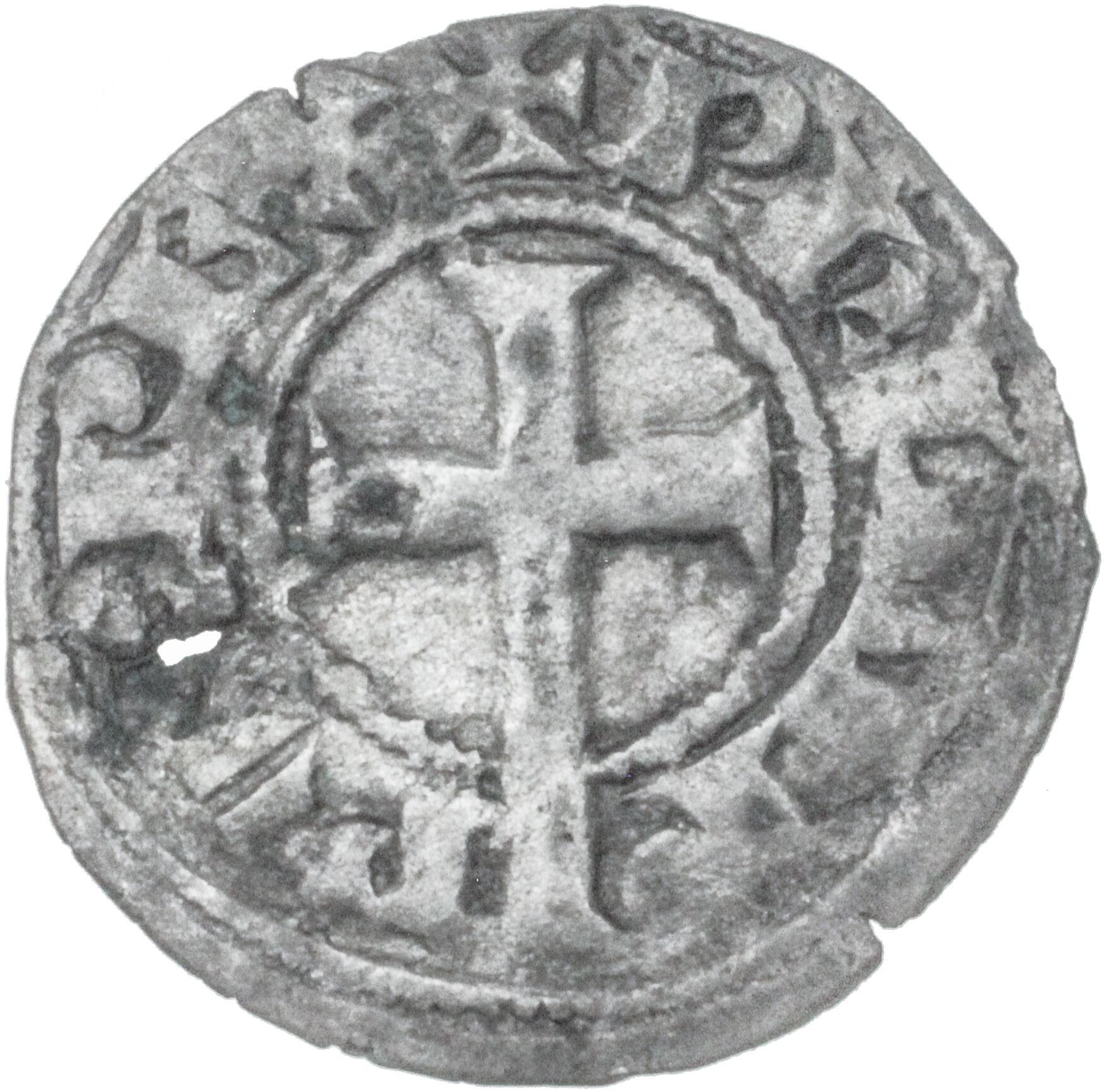 France, Philippe IV, le Bel, 1285-1314. Billon obole bourgeoise.