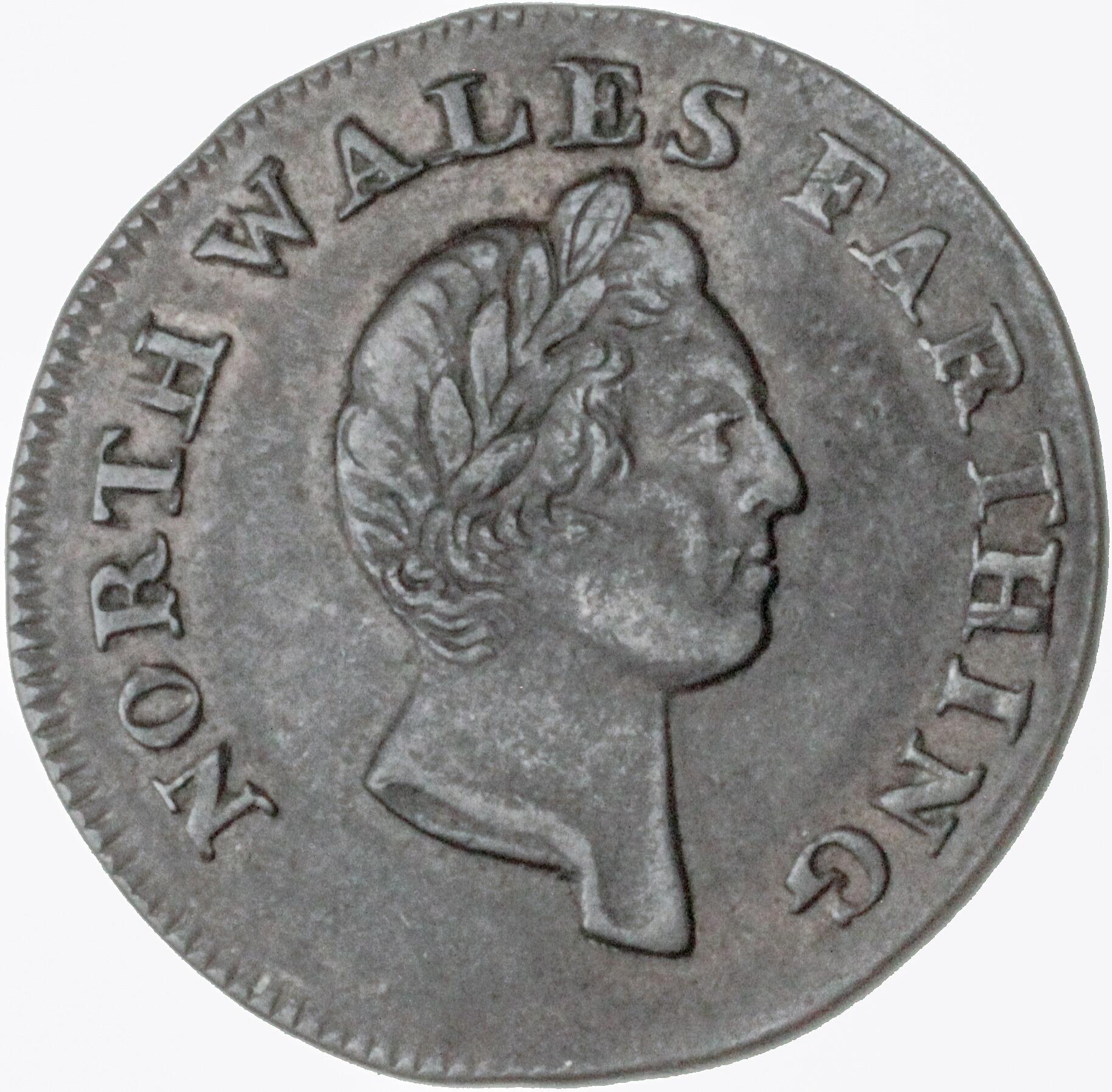 North Wales, farthing token, 1793.
