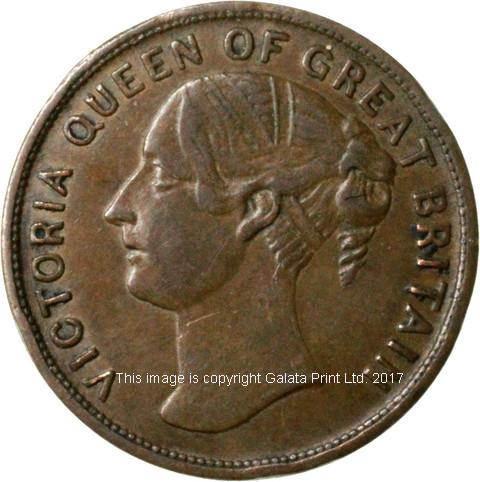 STAMFORD, Farthing token. F Dawson, Grocer Tea & Coffee Dealer.