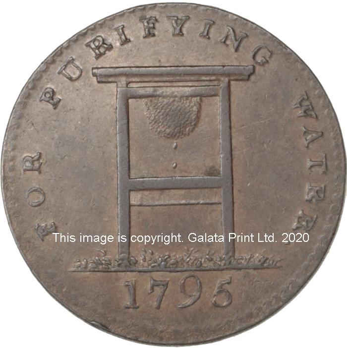MIDDLESEX, Coventry Street. Halfpenny token, 1795