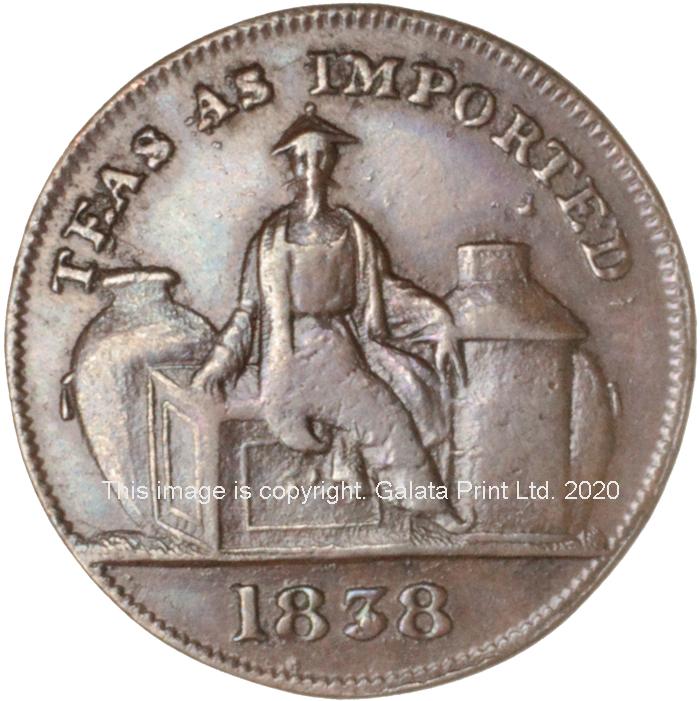 Aberdeen, Fraser & Laidlaw. Farthing token.