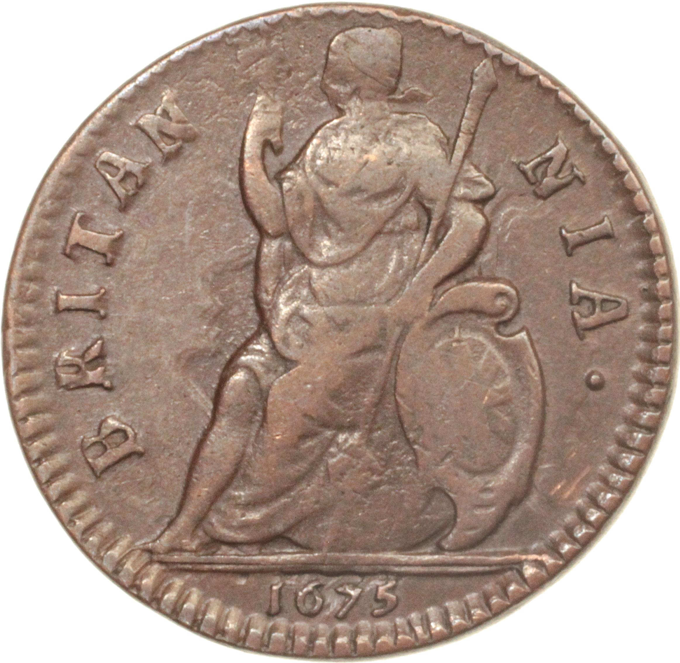 Charles II, farthing 1675.