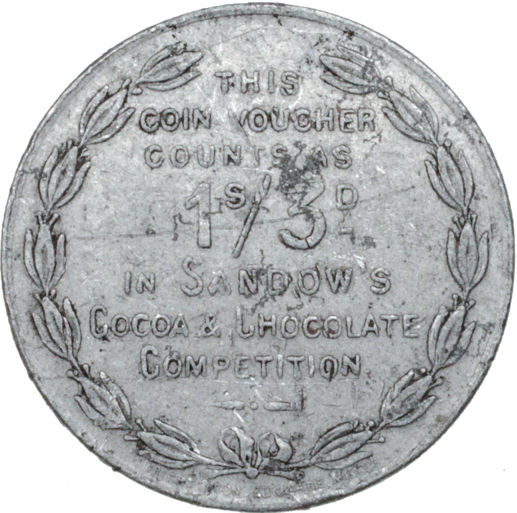 Eugene Sandow. Voucher token