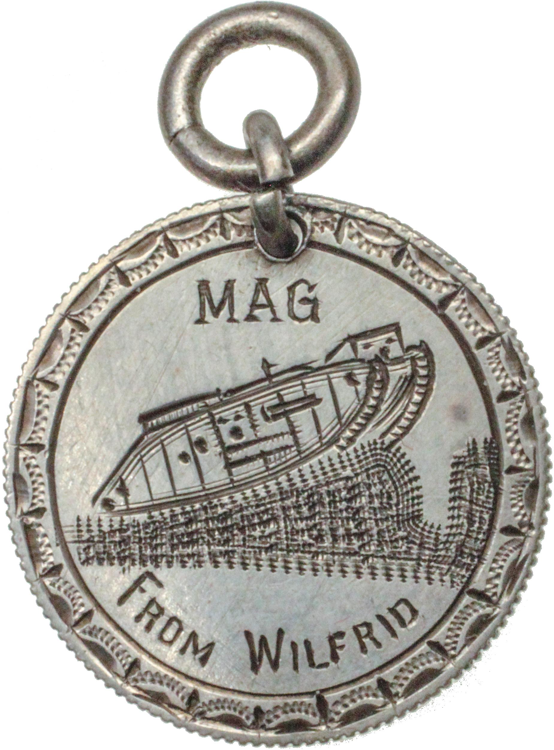 Trench art. Love token.