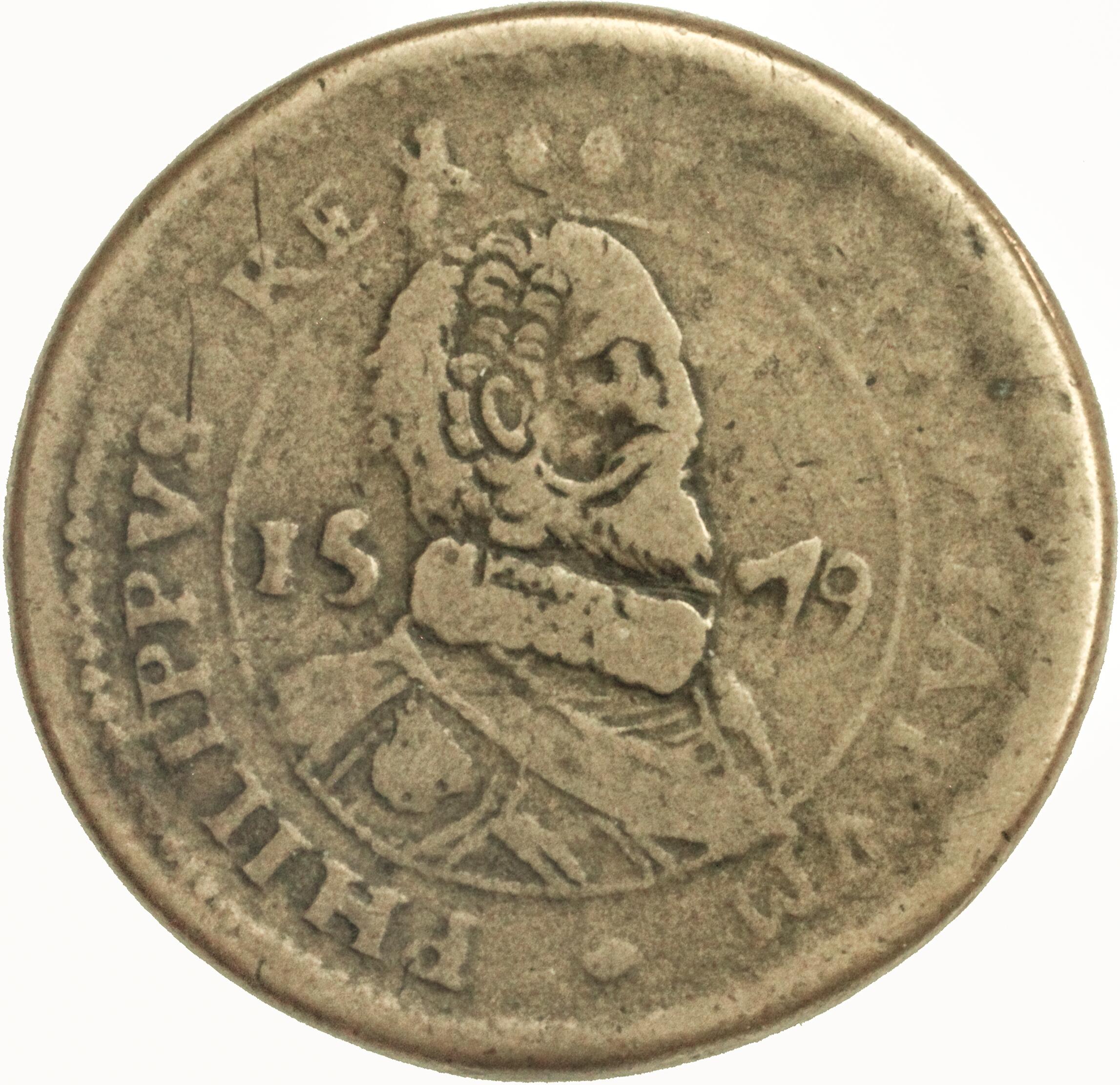 Coin-weight, Charles I, 1625-49. Ducatoon of the Spanish Netherlands. W C