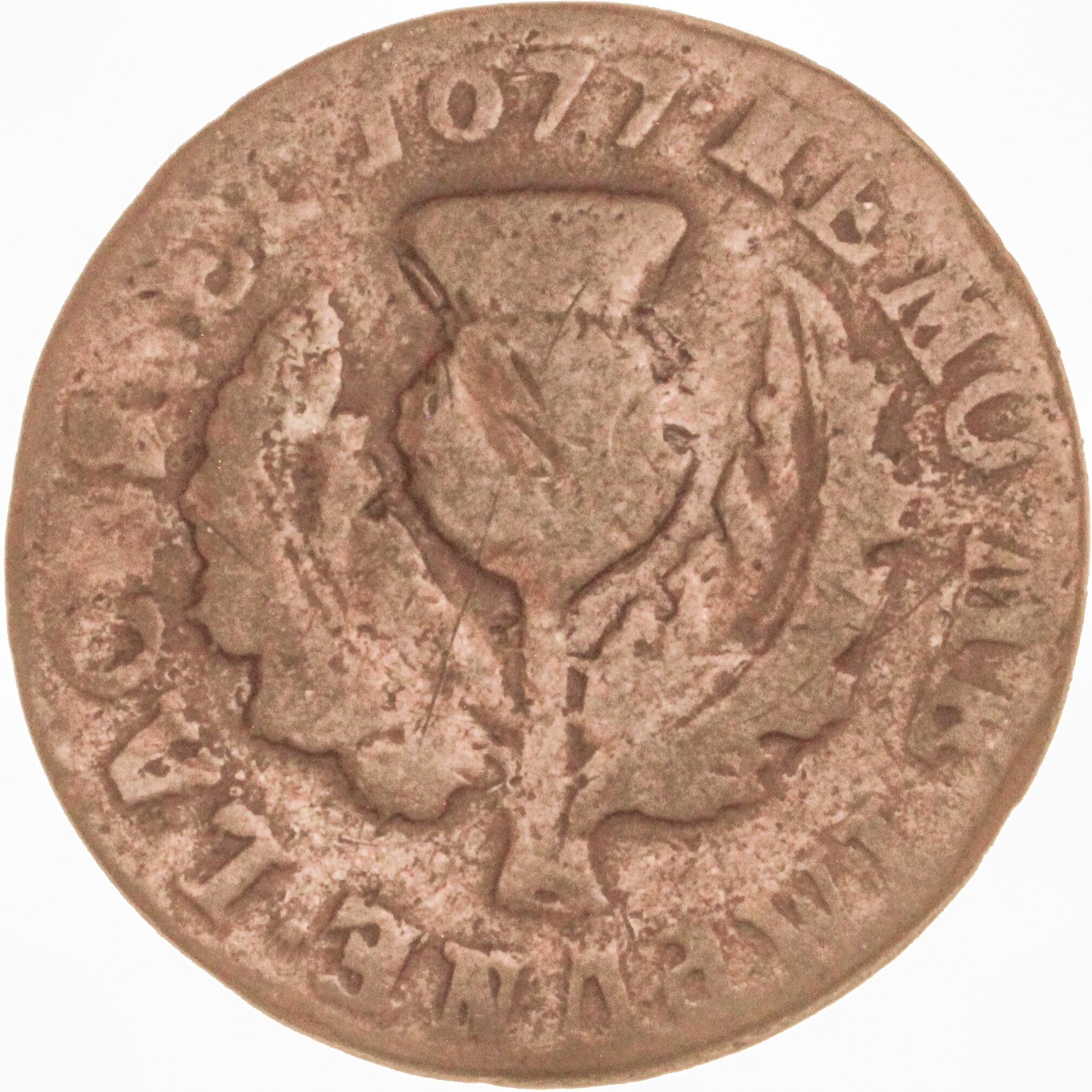 Scotland. Charles II, turner or bodle