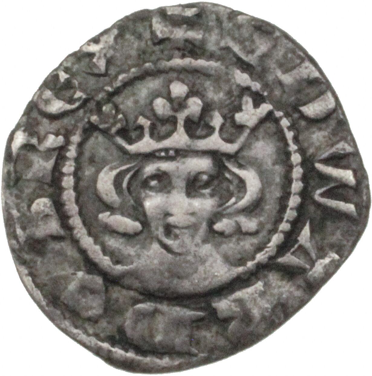 Edward I, 1272-1307. Silver farthing of London. Type 7.