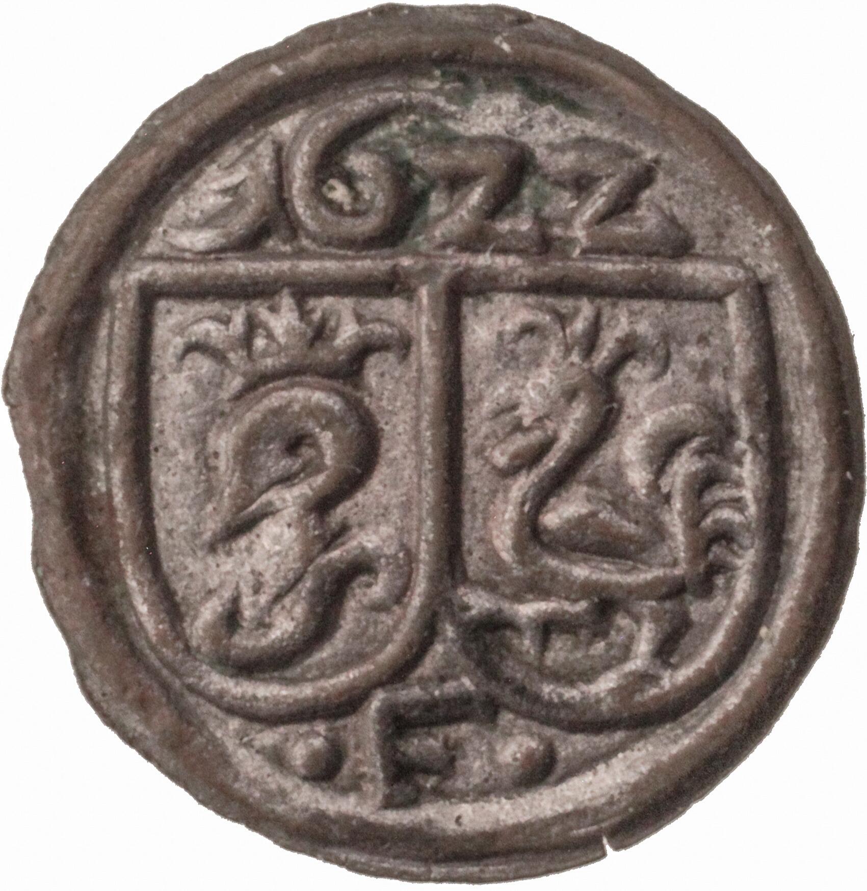 Germany, Frankfurt an der Oder. Silver Kipperpfennig, 1622.