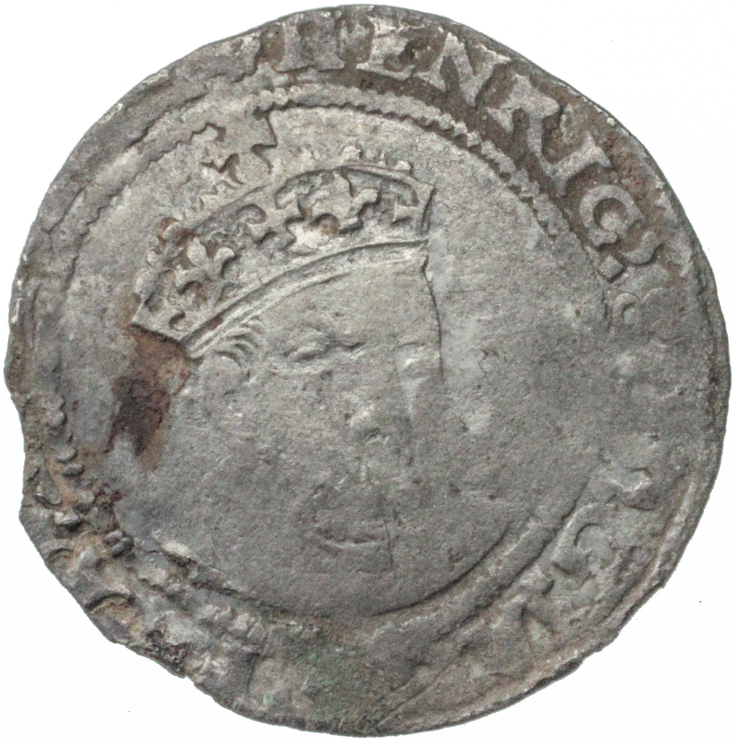 Edward VI, coinage in the name of Henry VIII, silver groat, mm.grapple