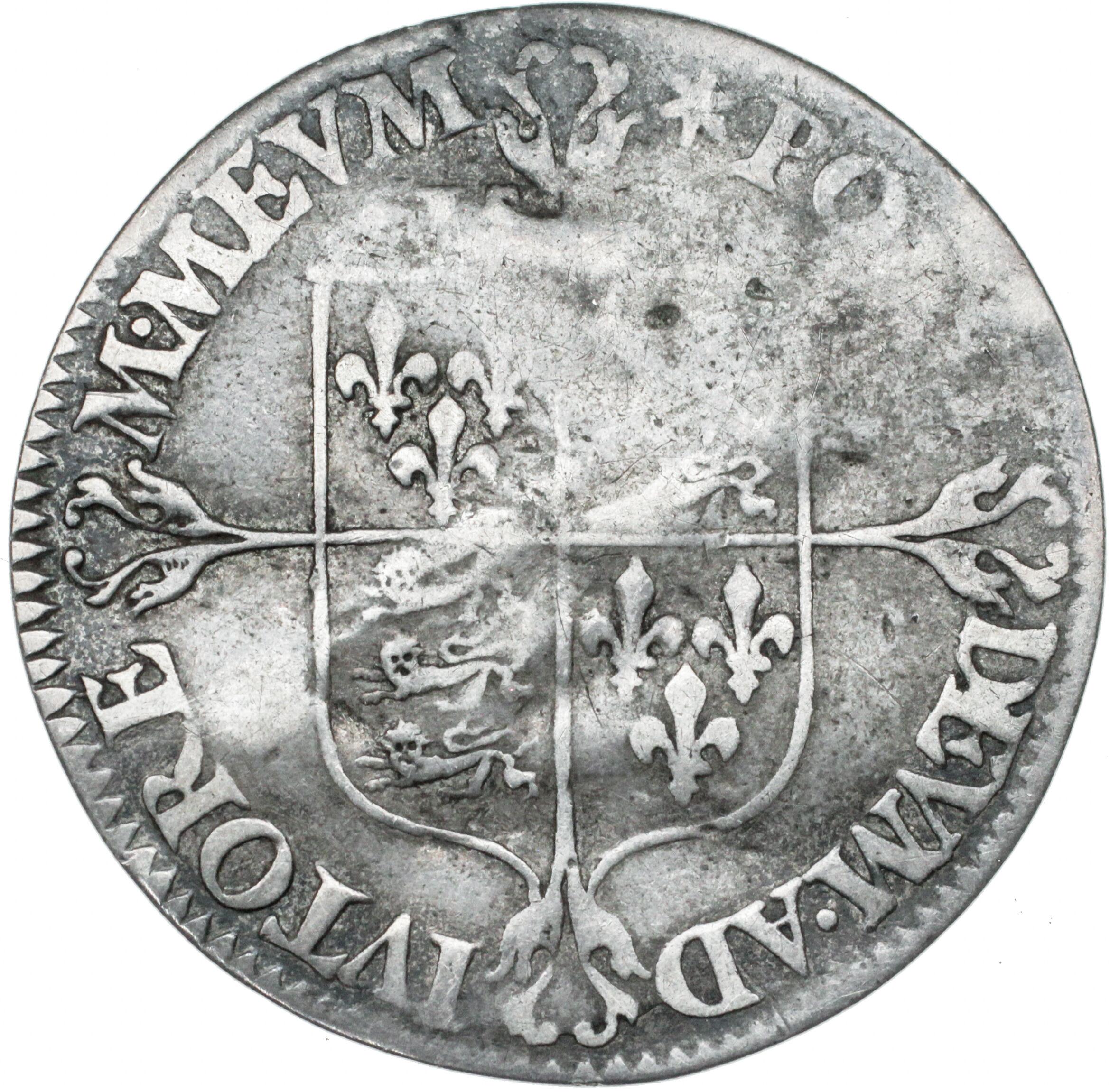 Elizabeth I, 1558-1603. Silver sixpence, milled coinage, 1562 i.m. star.