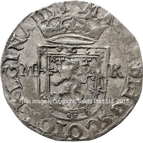 SCOTLAND, Mary, 1542-67 Silver testoon, 1558.