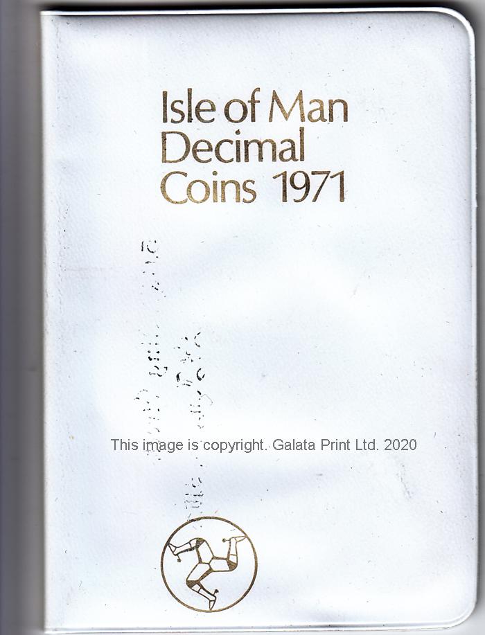 Isle of Man. First decimal coin set 1971. 6 coins