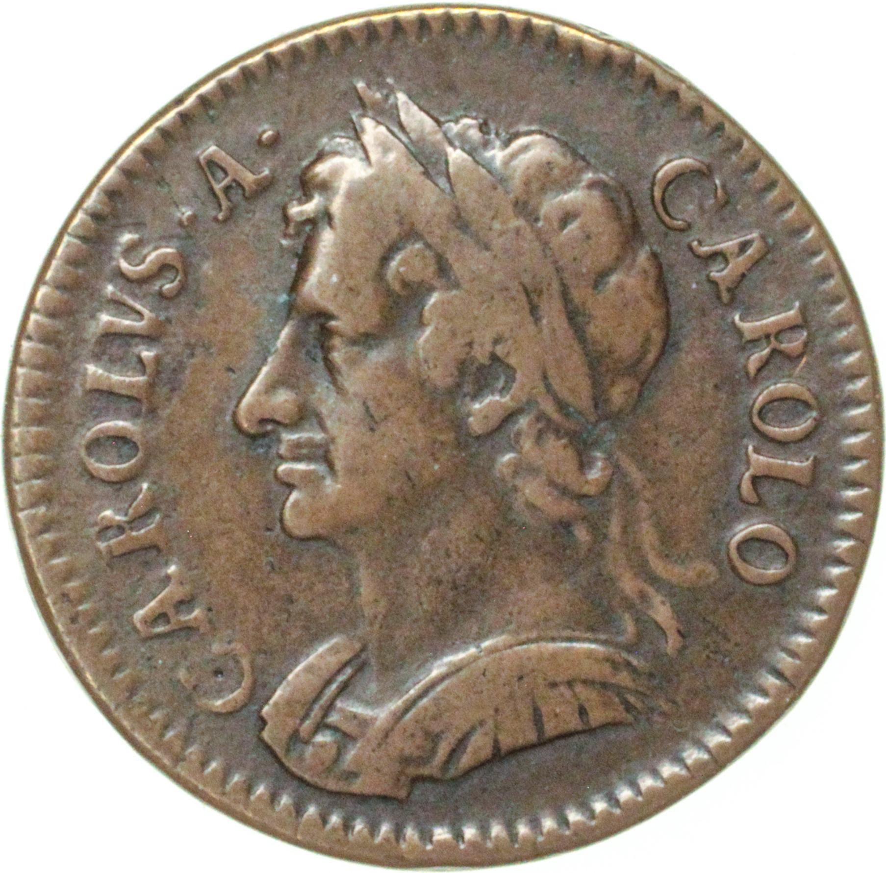 Charles II. Farthing, 1672.