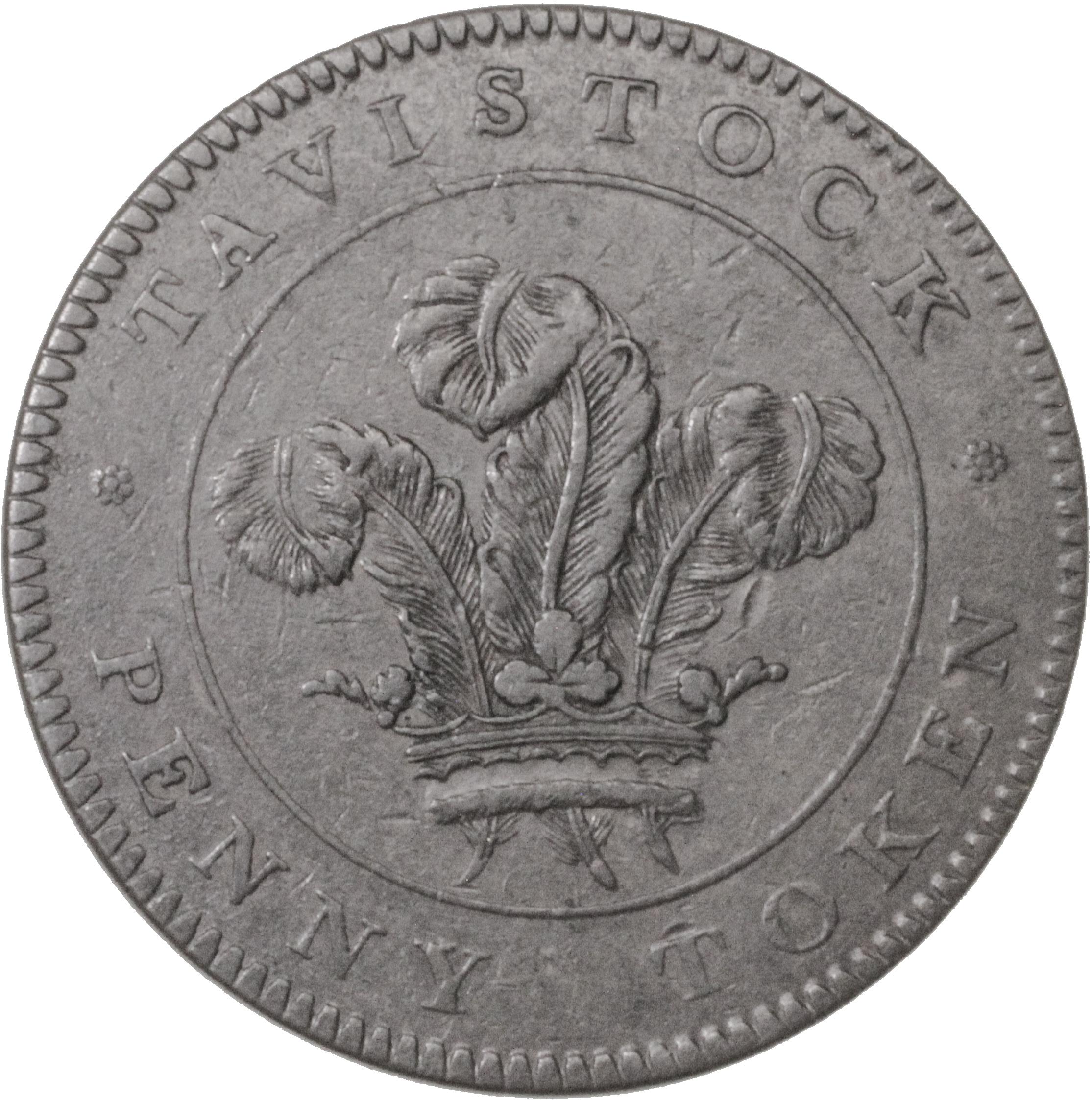 TAVISTOCK, DEVON. DEVON MINES. PENNY 1811. W 1137.