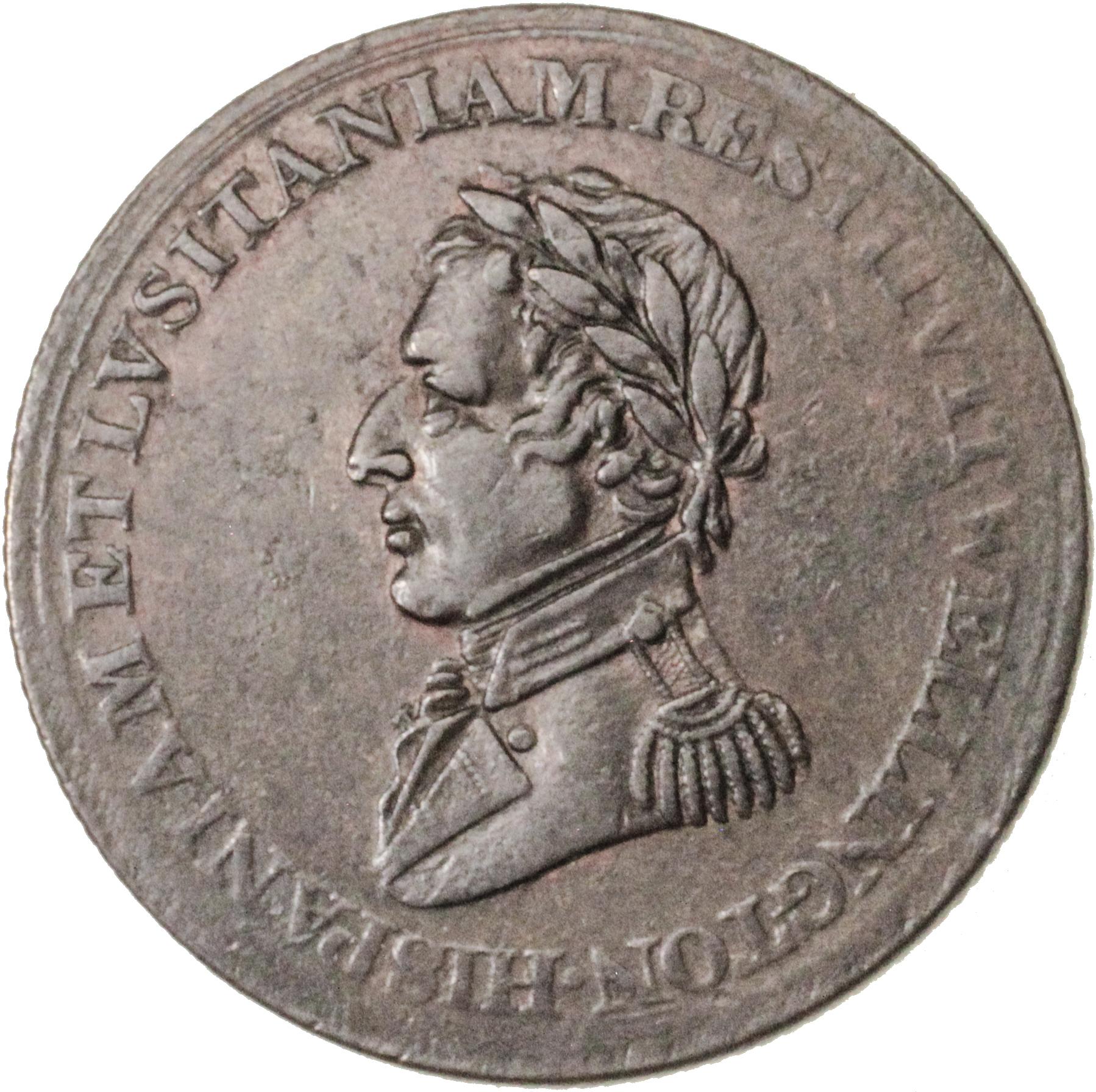 Non-Local. Picard's peninsular tokens. Halfpenny 1812. W 1517