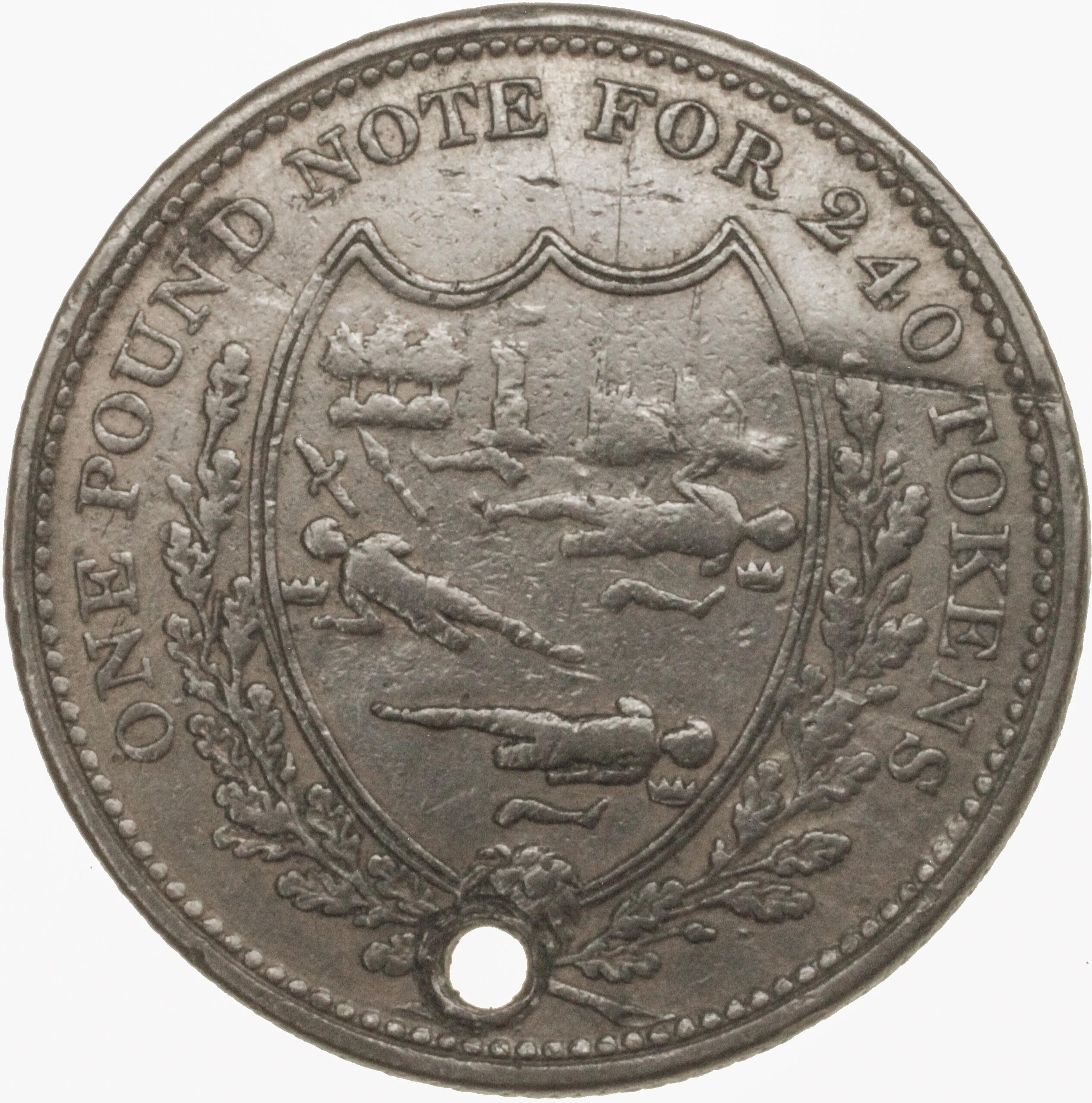 Lichfield, Lemmonsly Mill, J. Henrickson. Penny token