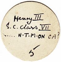 Henry III, 1216-72. Silver short cross penny, class 7c, Canterbury.