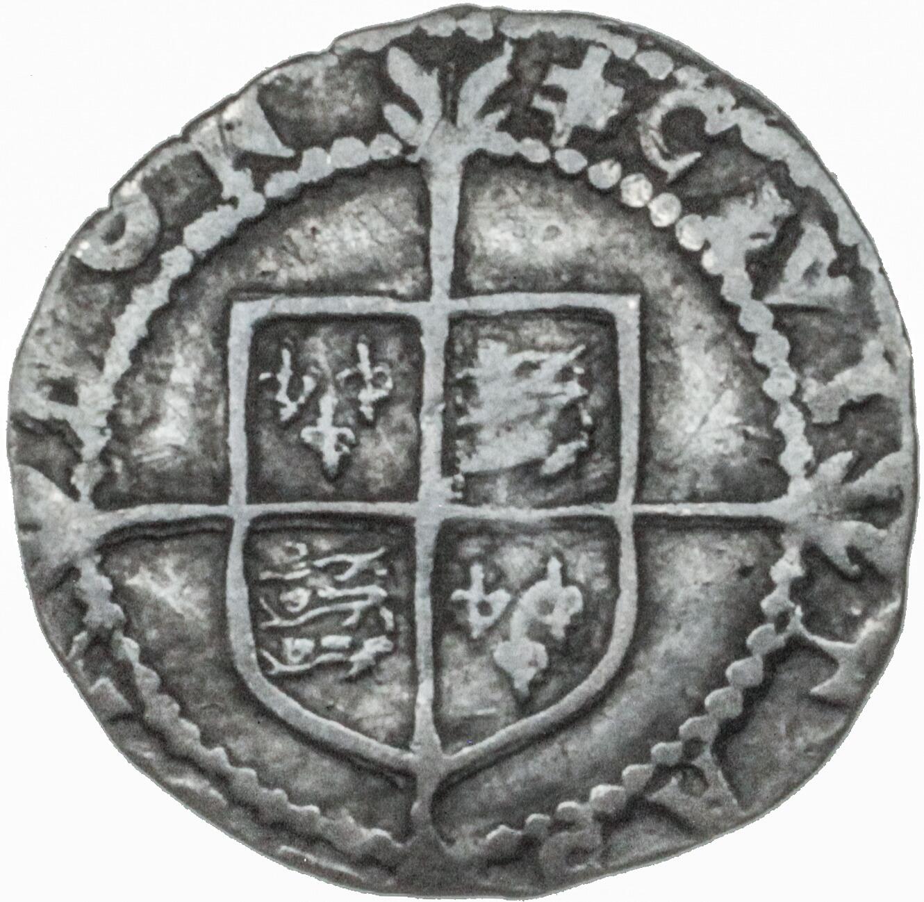 Elizabeth I, 1558-1603, silver penny of London, 5th issue, i.m. Latin ...