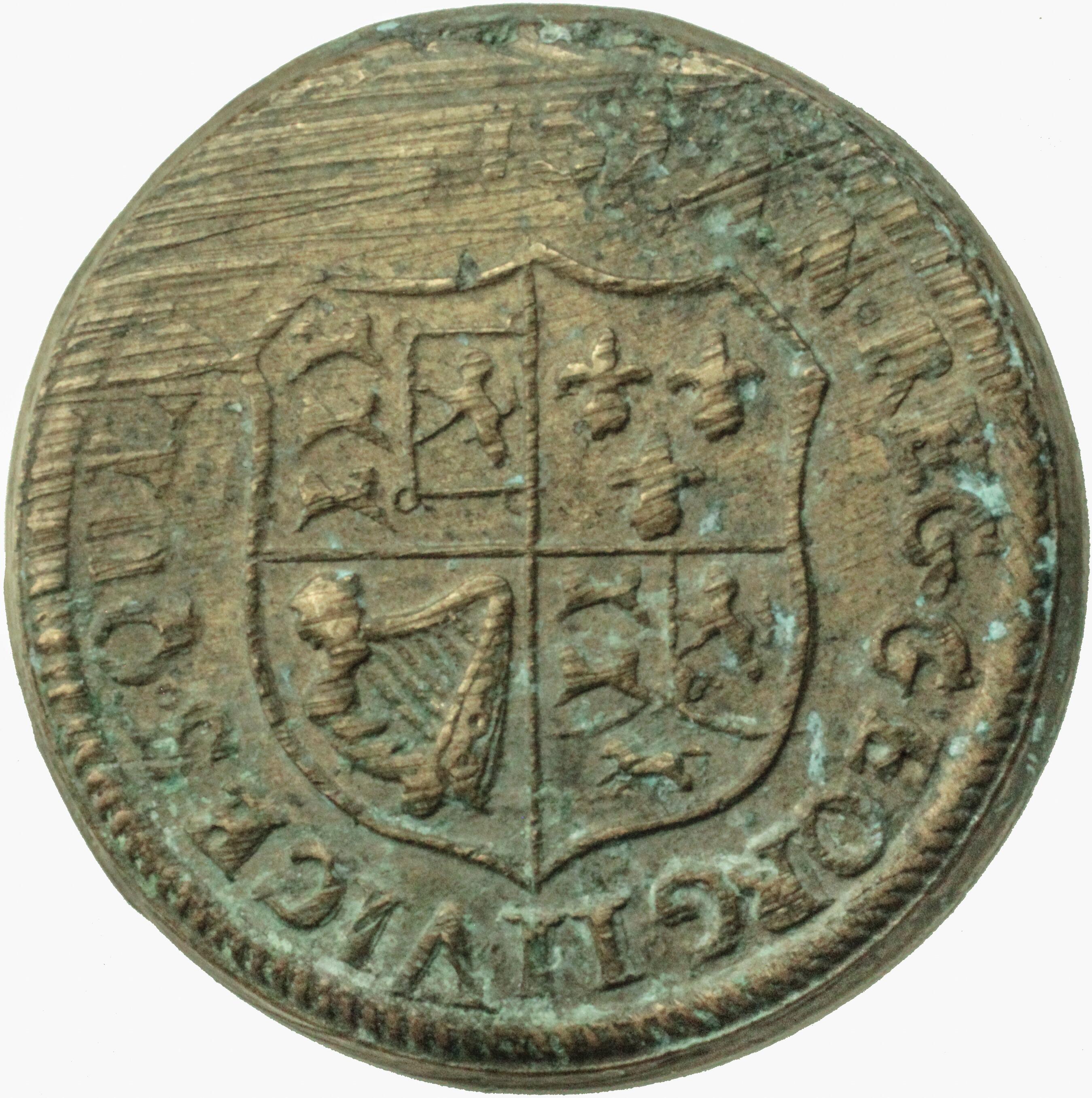 Ireland, George II. Coin-weight for a 2 pistoles of Spain, 1751.