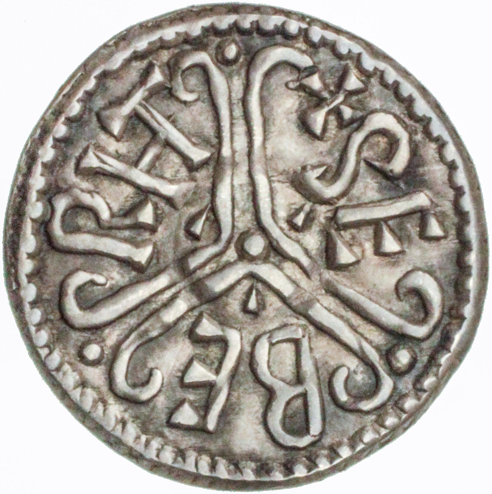 Modern copy by Trevor Ashmore of penny of Cuthred, king of Kent, 798 ...