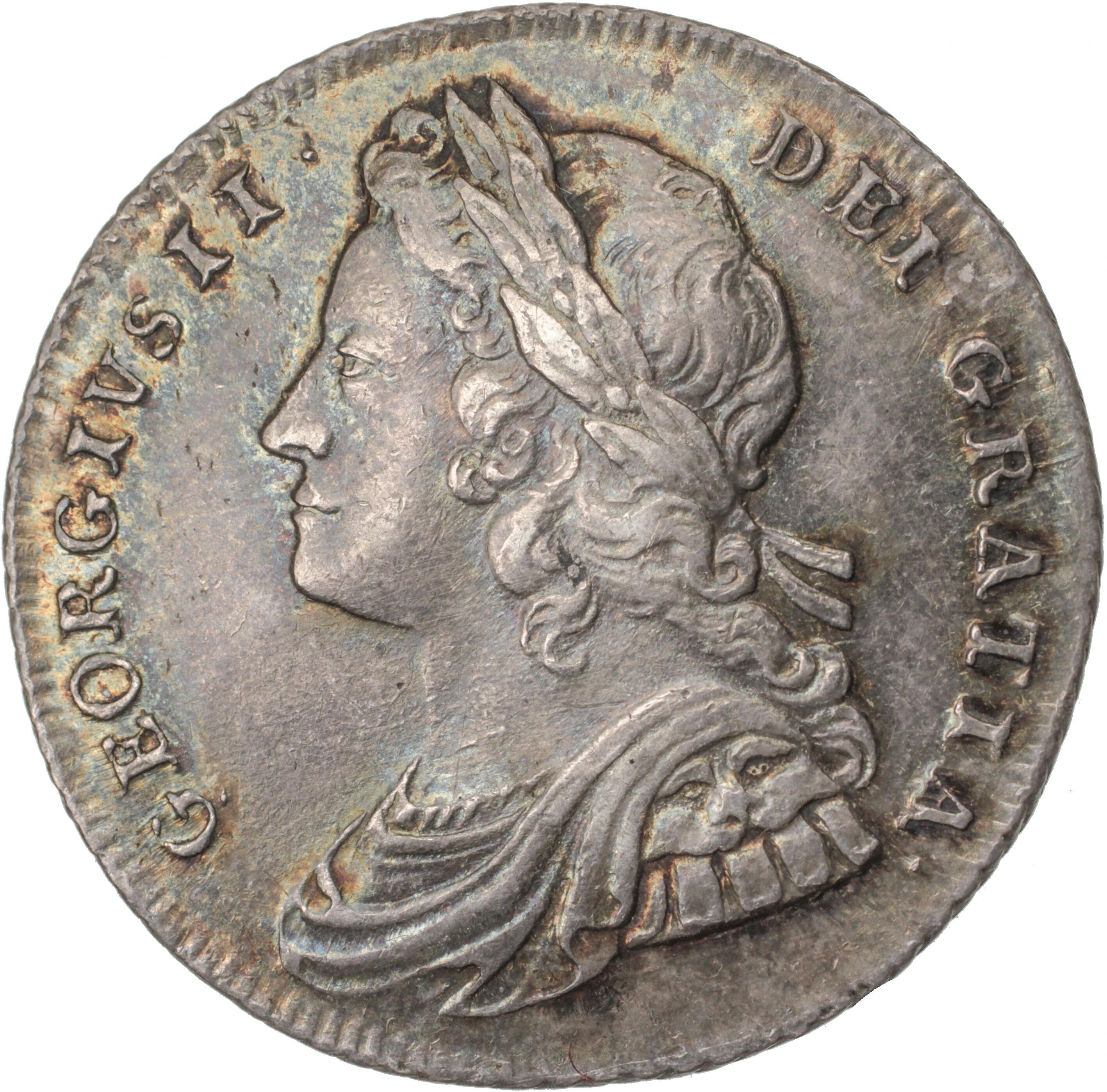 George II, silver shilling, 1728.