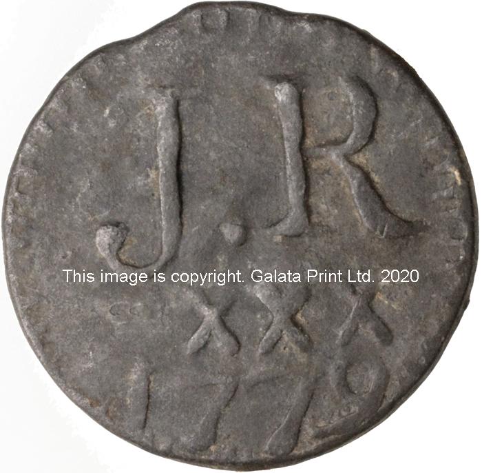 Hop Token. J R 1779. Value 30.