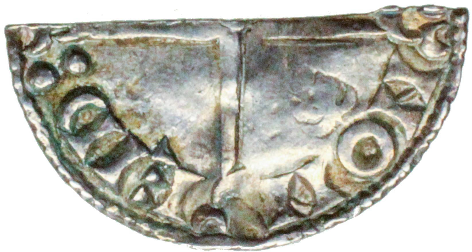 Denmark, Svend Estridsen, 1047-75, Cut Half penning of Lund.