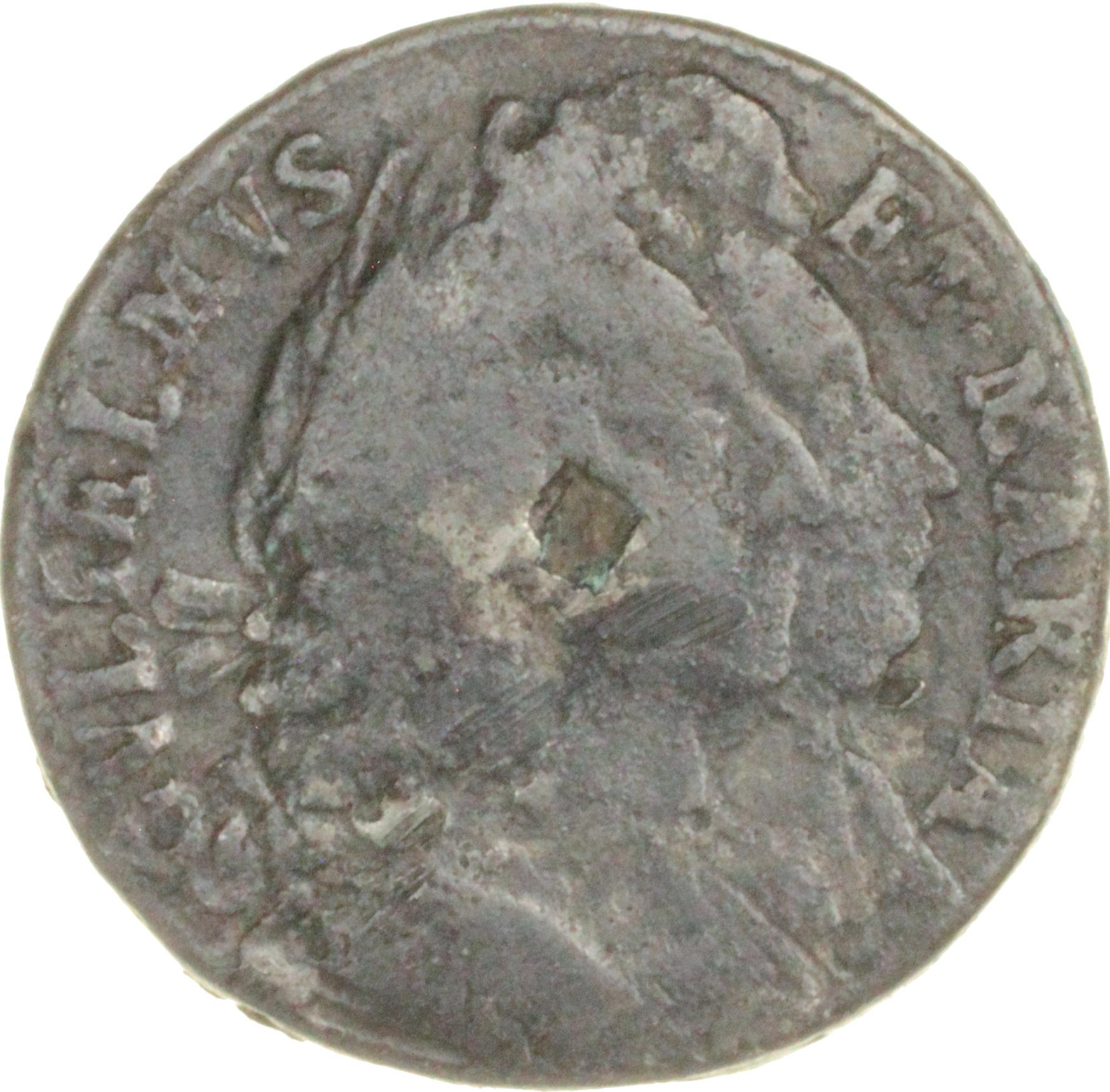 William & Mary. Tin Farthing, 1692.
