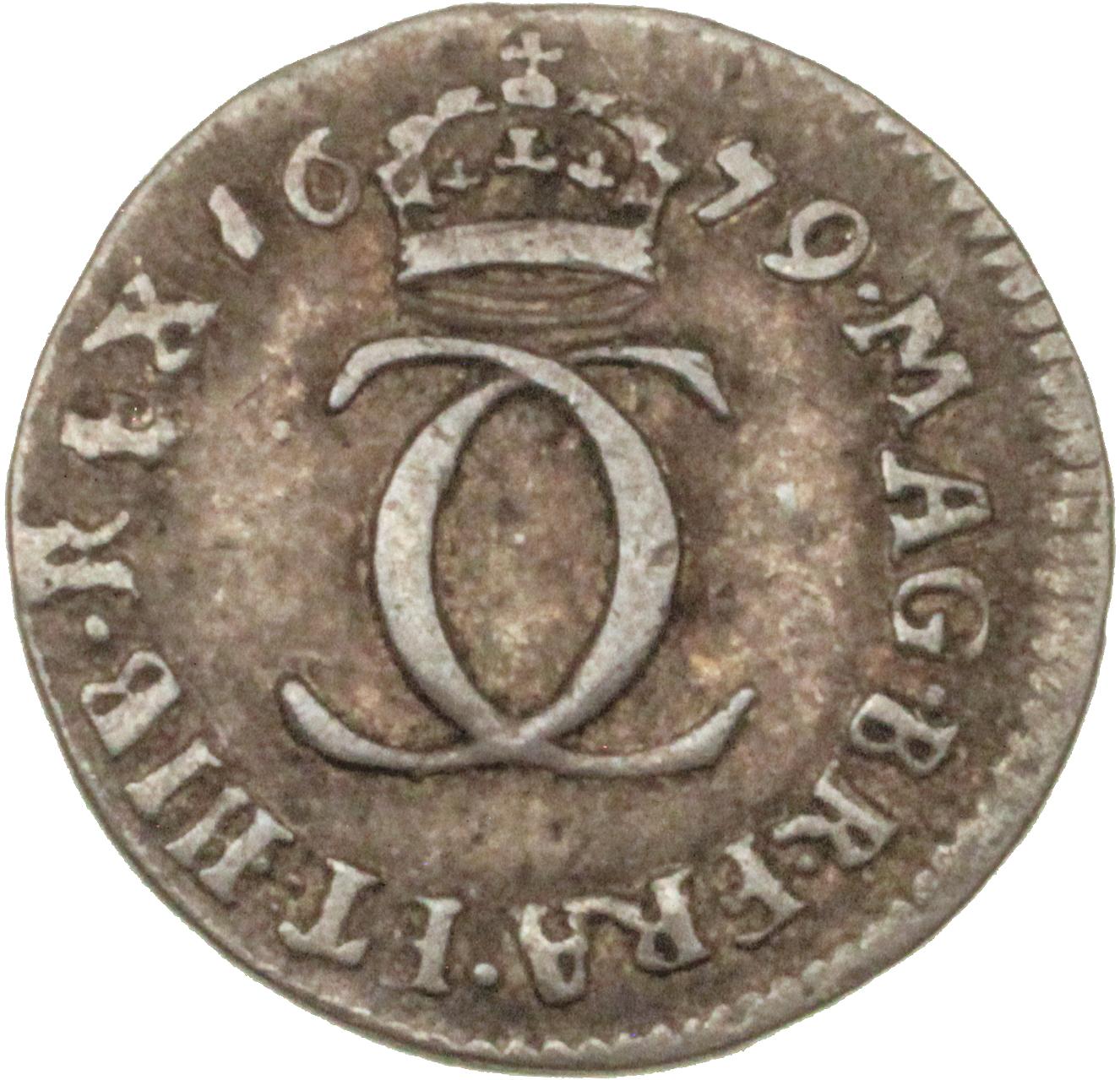 Charles II, Twopence 1679.