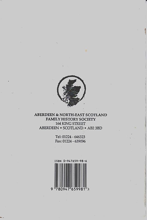The Black Kalendar of Aberdeen, 1746-1878: Indexed by Keith Ferguson.