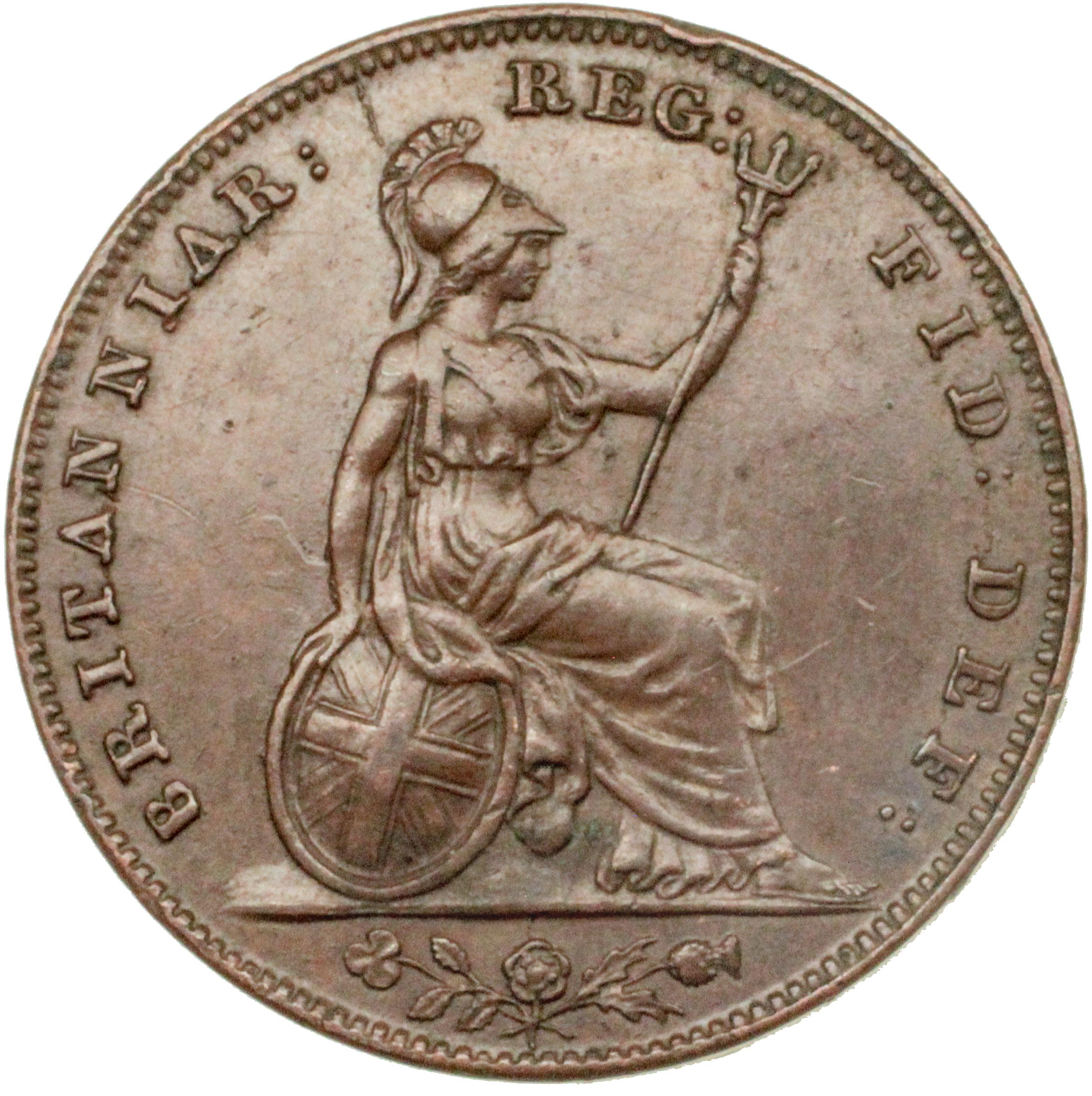 Victoria, farthing 1847.