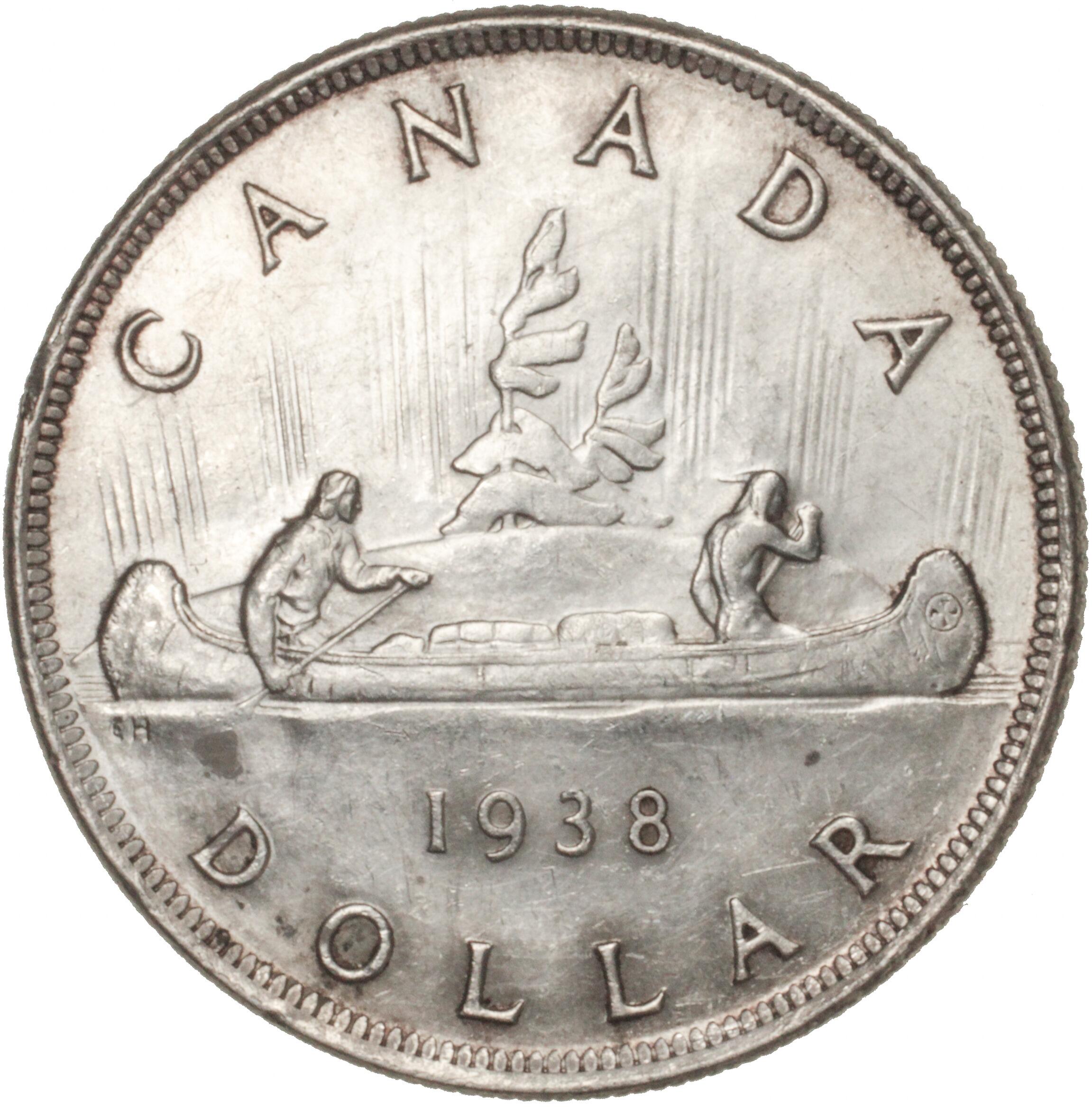 Canada, George VI. Dollar 1938.