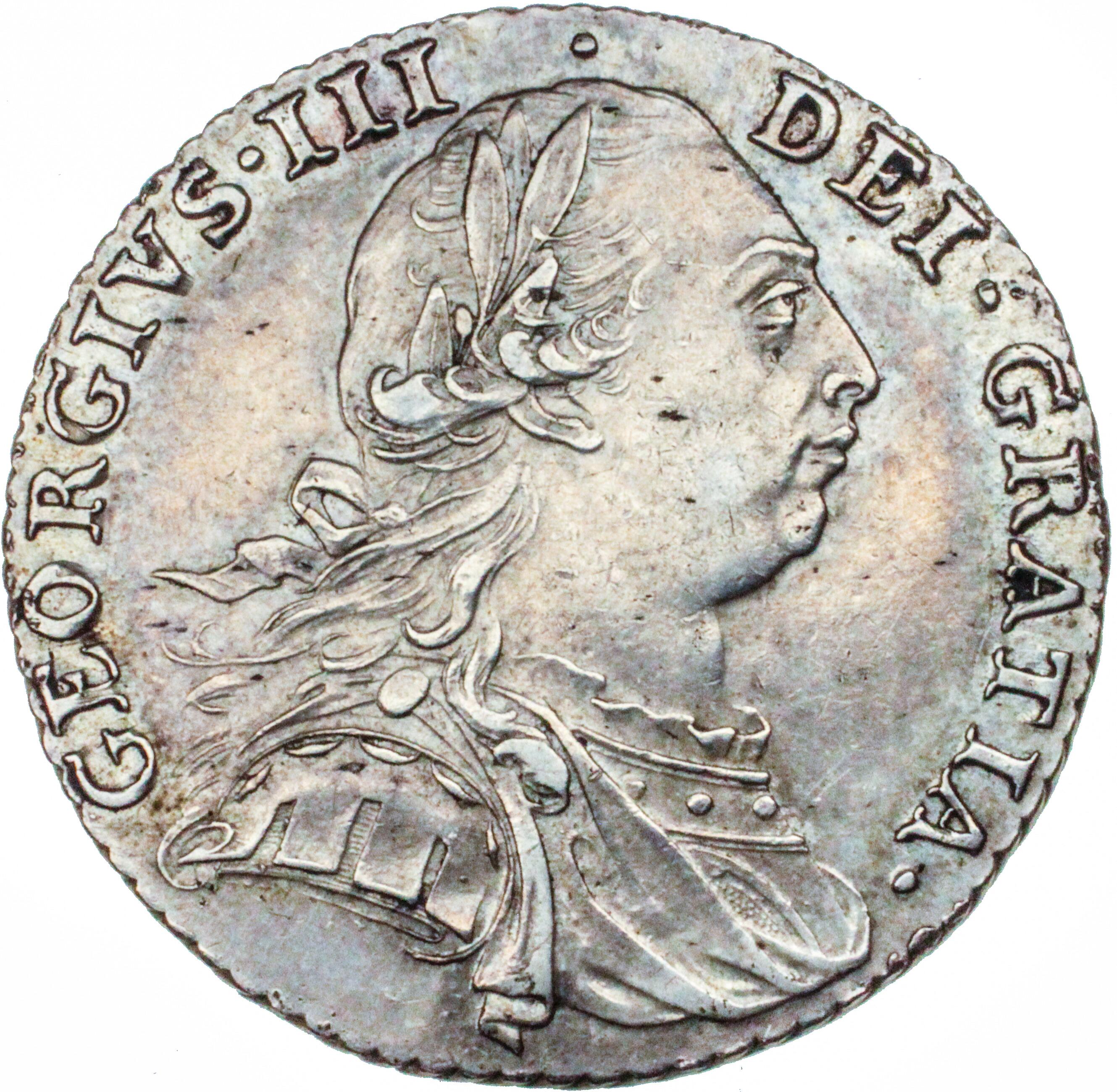George III. Shilling 1787.