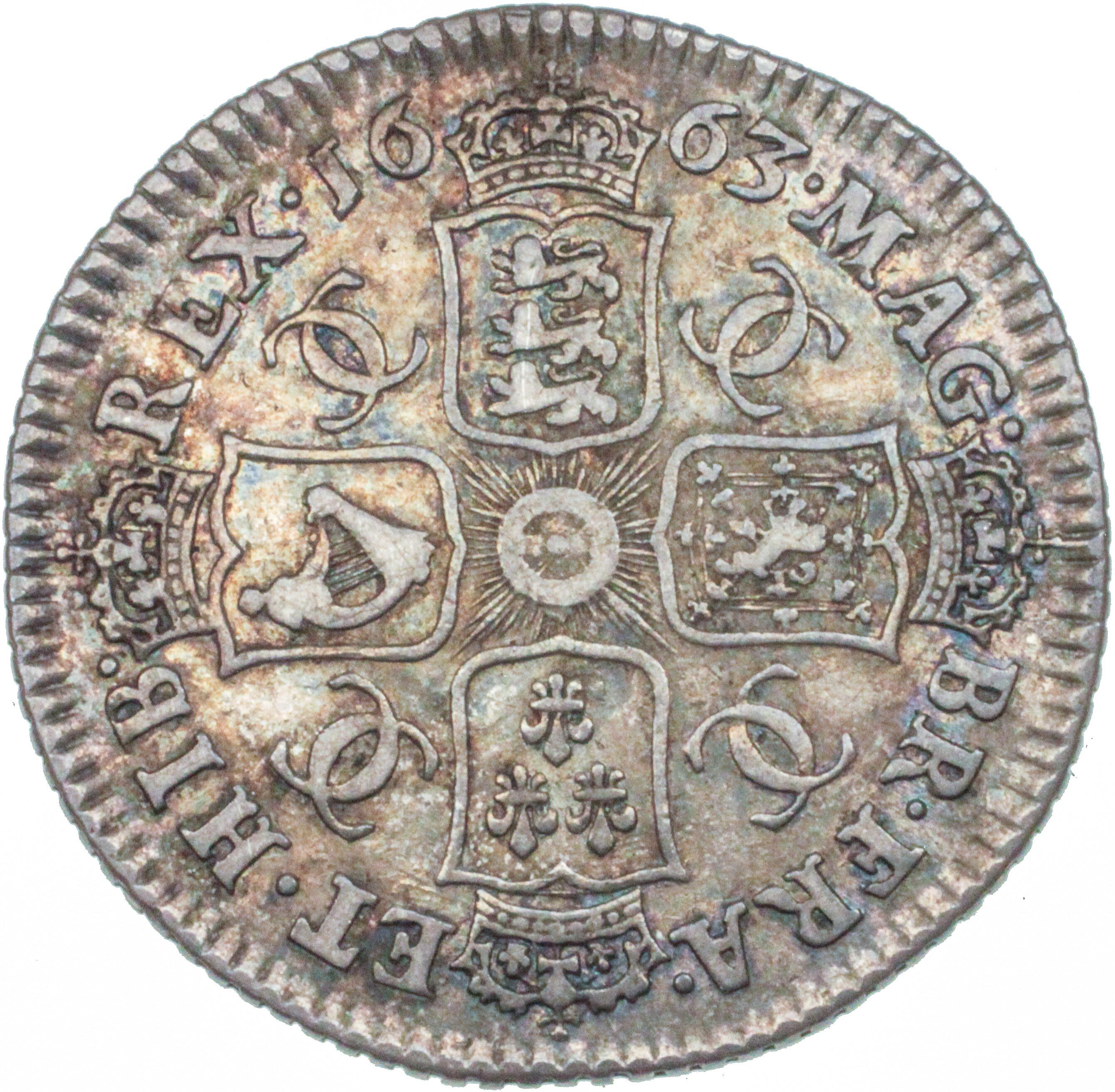 Charles II. Shilling 1663