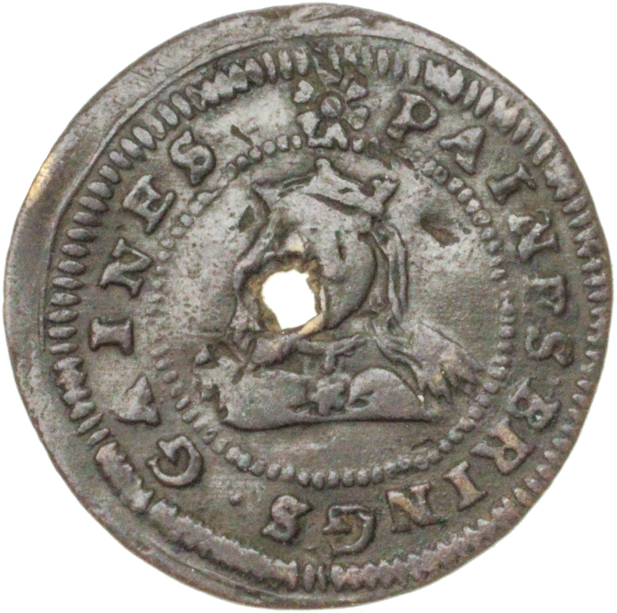 William Hall. Uncertain location. Farthing token.