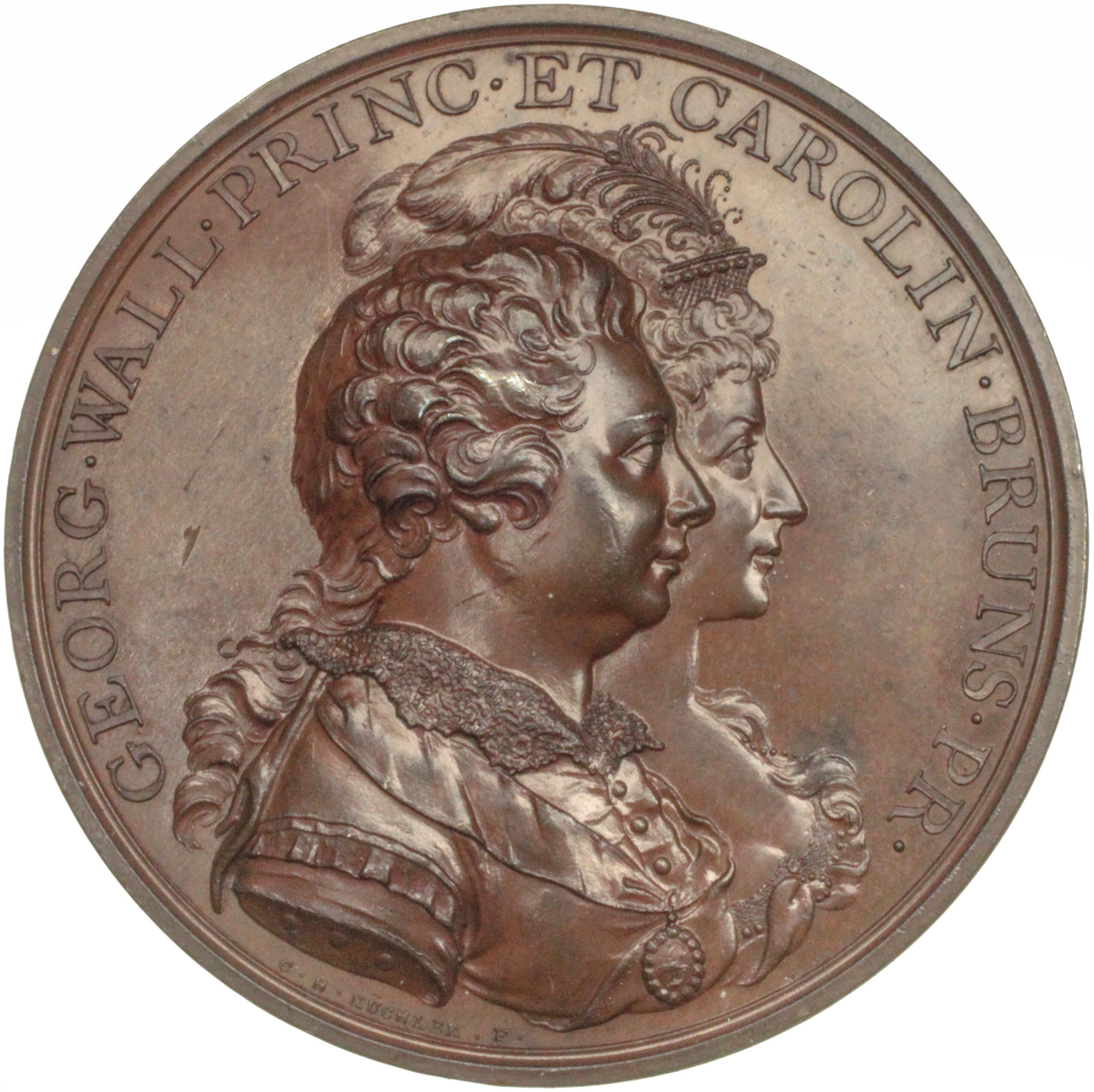 Marriage of George Prince of Wales and Princess Caroline of Brunswick ...