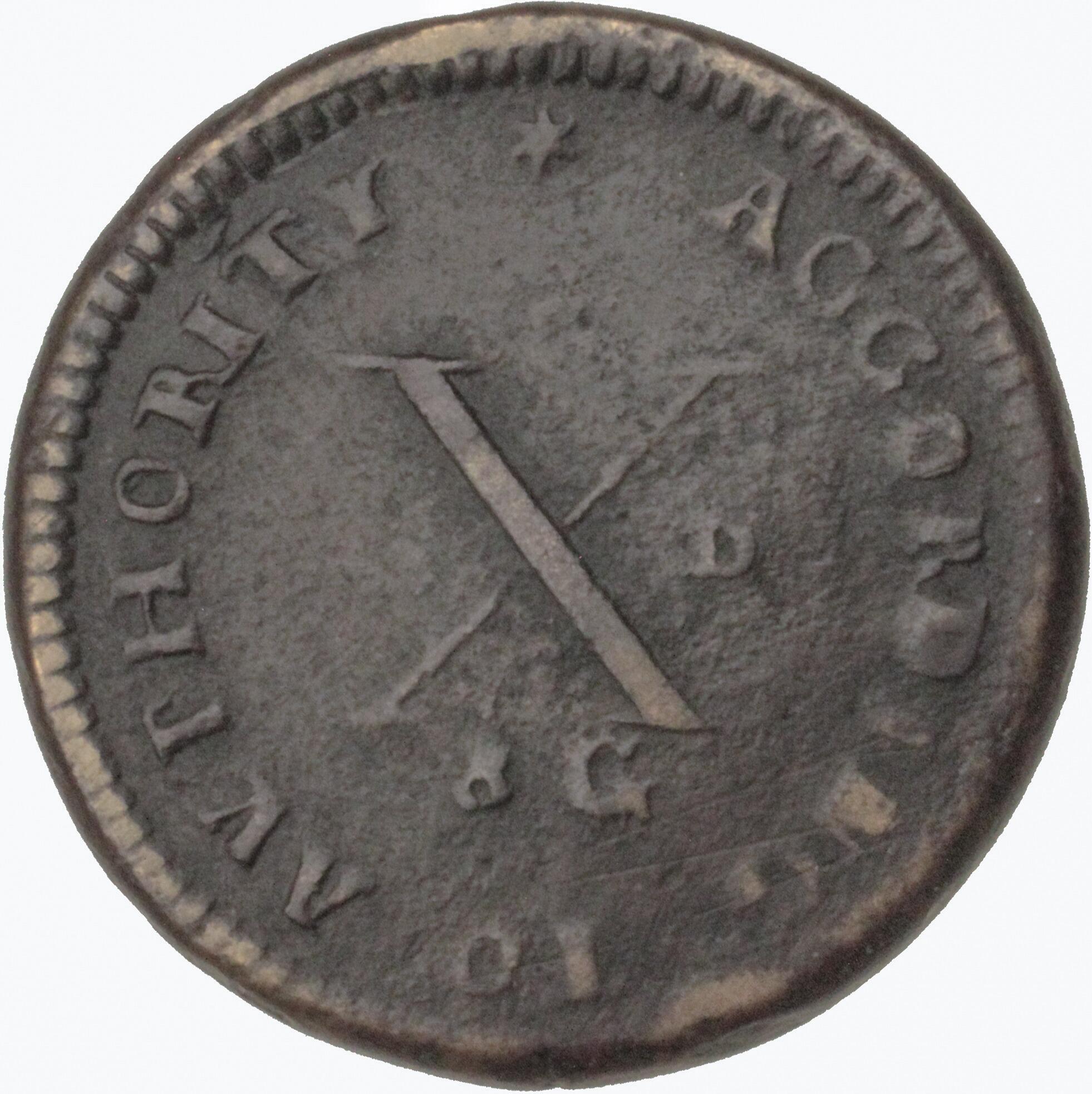 Ireland. Coin-weight for 1/2 ducatoon, 1683.
