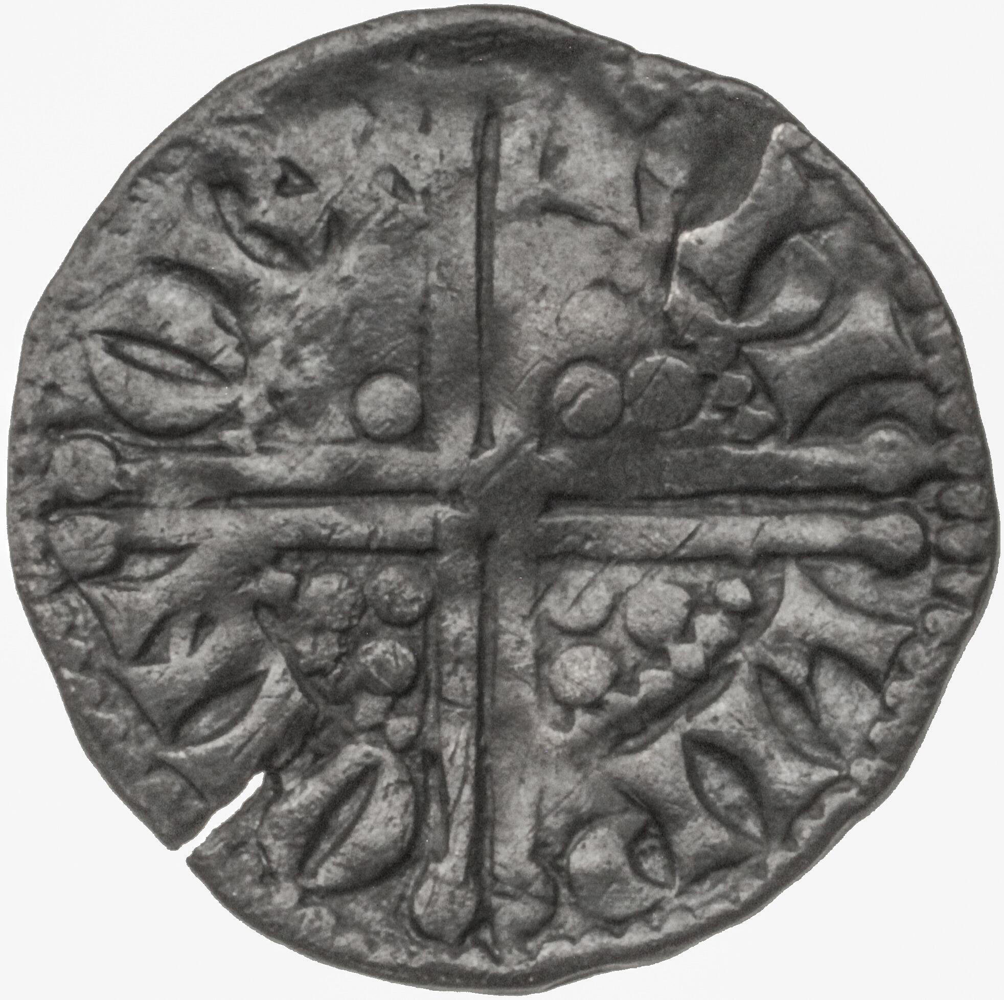 Henry III, 1216-72. Silver long cross penny, Northampton, class 3b