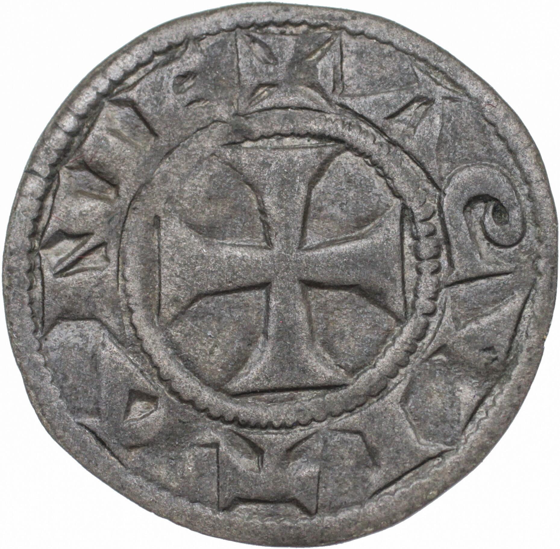 Eleanor, Duchess of Aquitaine 1137-1204. Silver denier.