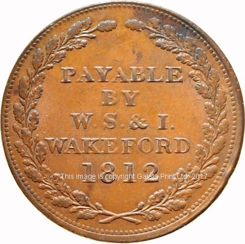 ANDOVER, Hampshire, Penny token 1812. W S & I Wakeford, bankers ...