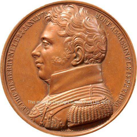 FRANCE, Duc de Berry, assassinated 1820