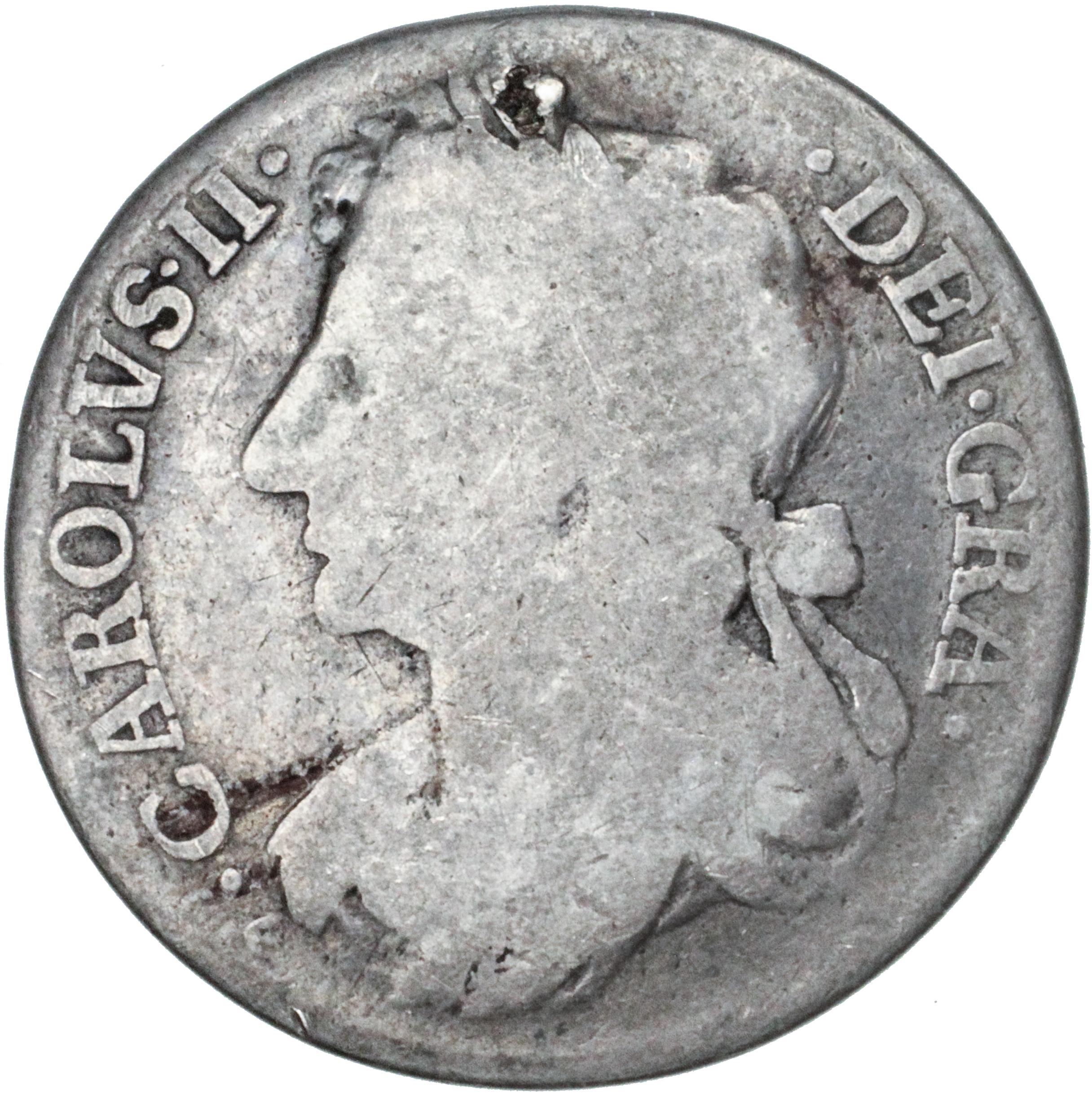 Scotland, Charles II. quarter dollar, 1677.