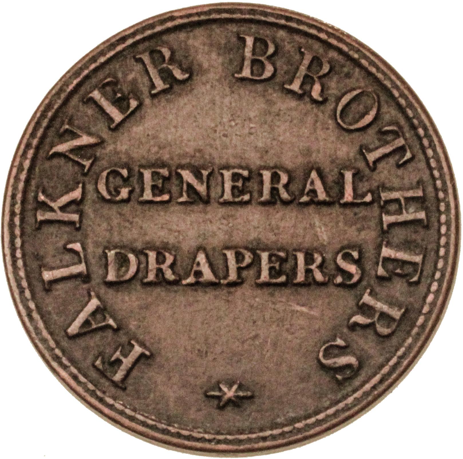 Manchester. Falkner Brothers. Farthing token.