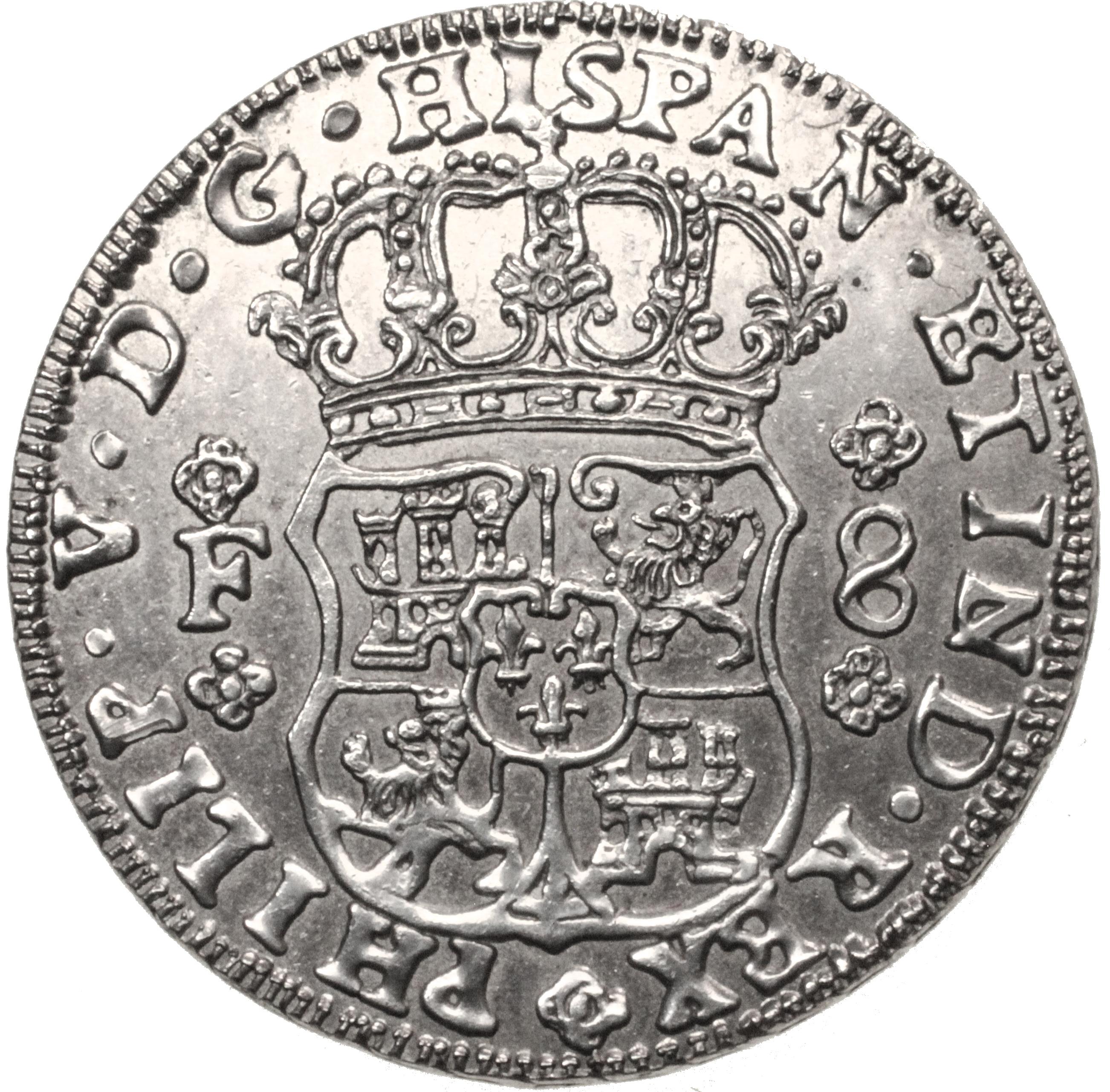 COPY Spanish Empire. Philip V, 8 reales, 1732, Mexico Mint.