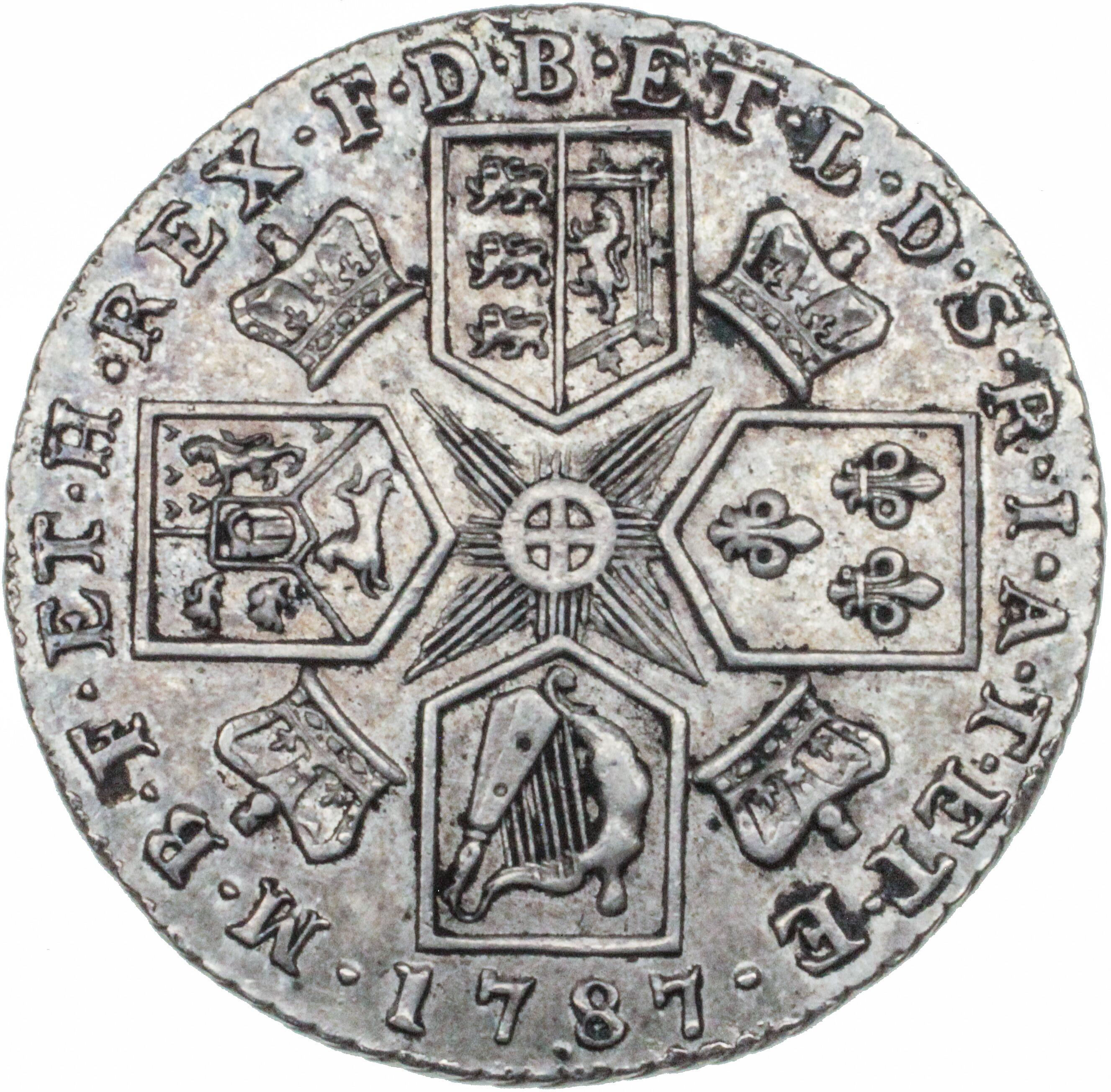 George III. Shilling 1787.