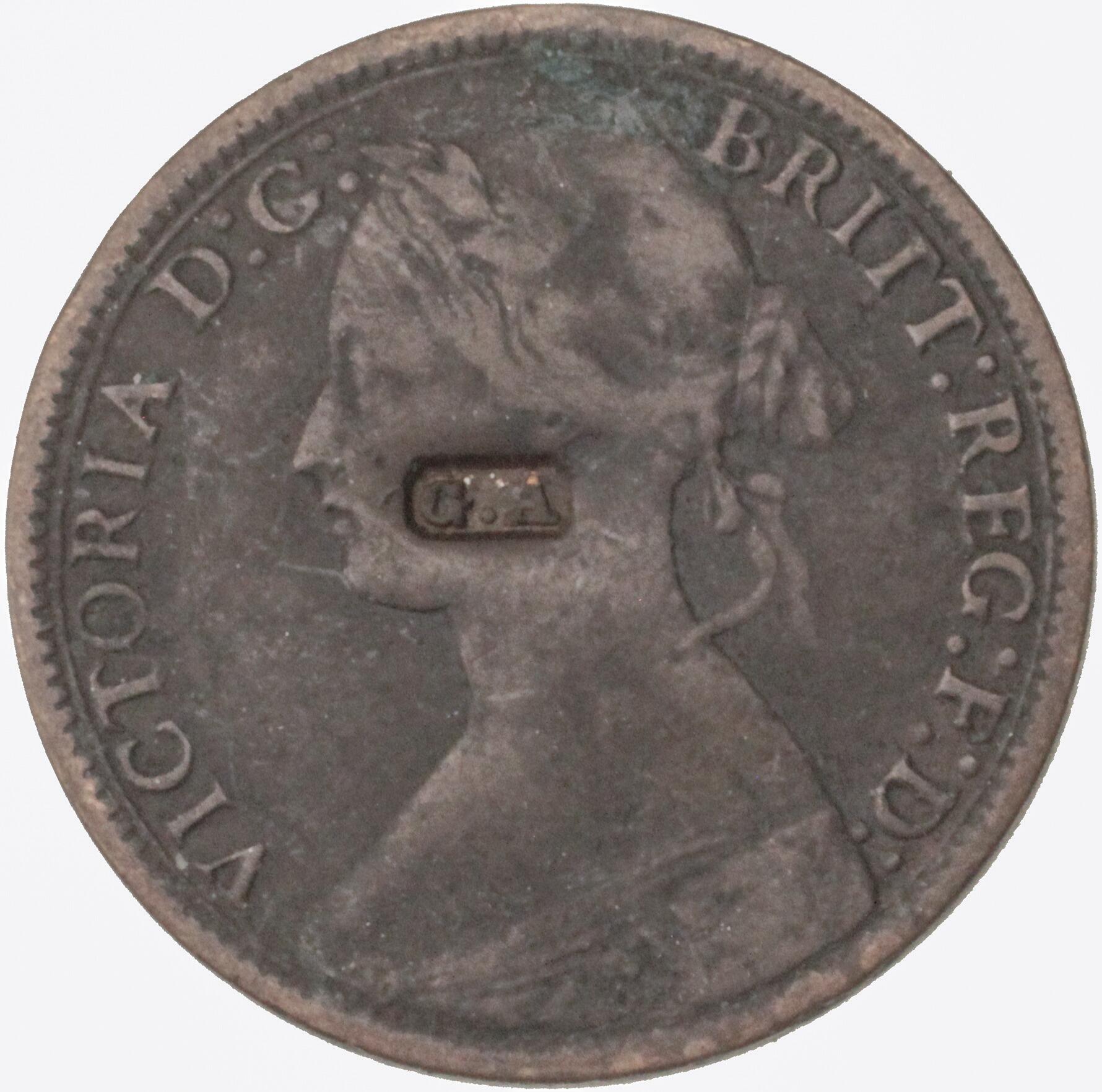 Victoria, farthing, 1866