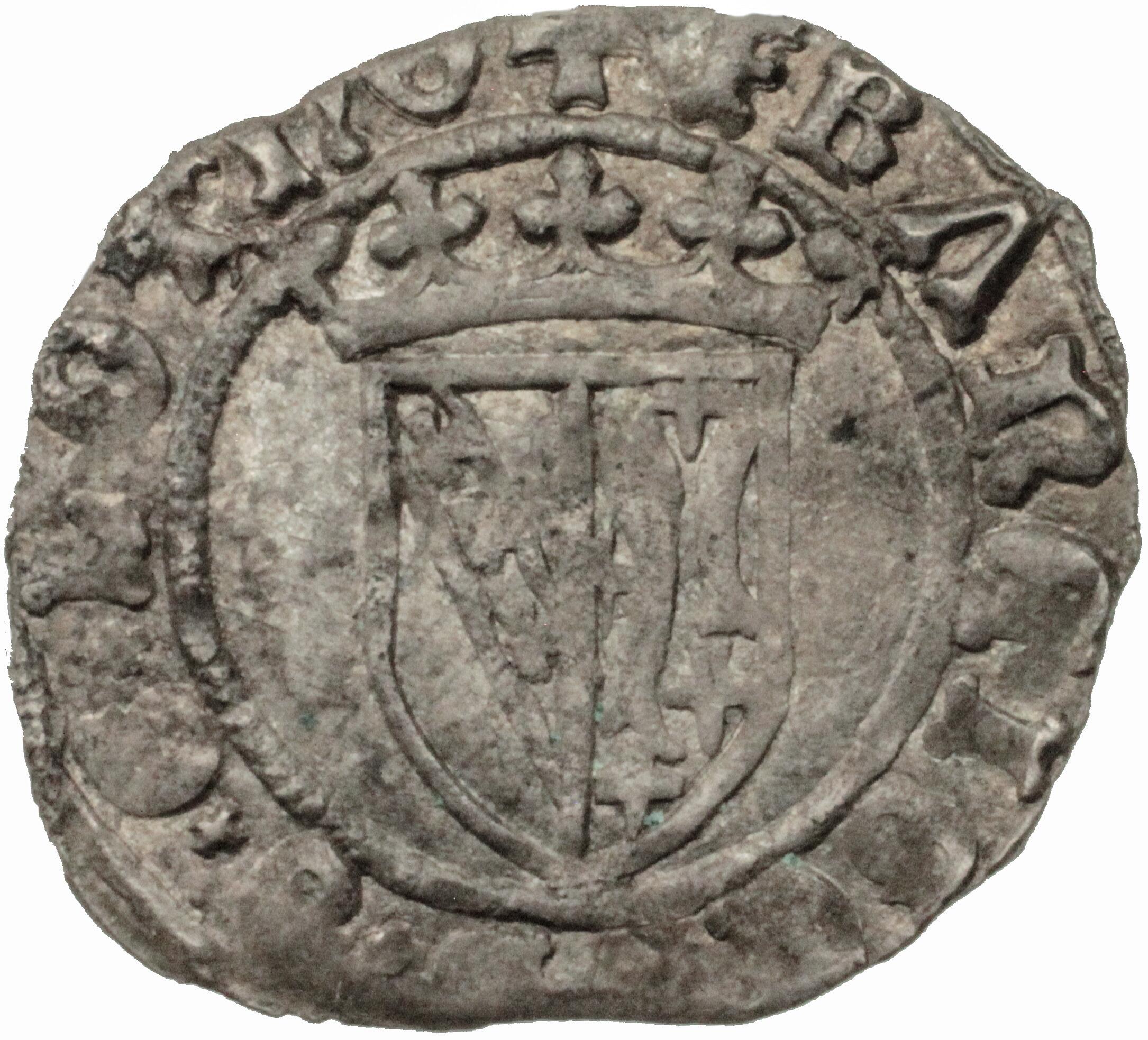 France, Duchy of Lorraine, François I, 1544-5. Billon denier..