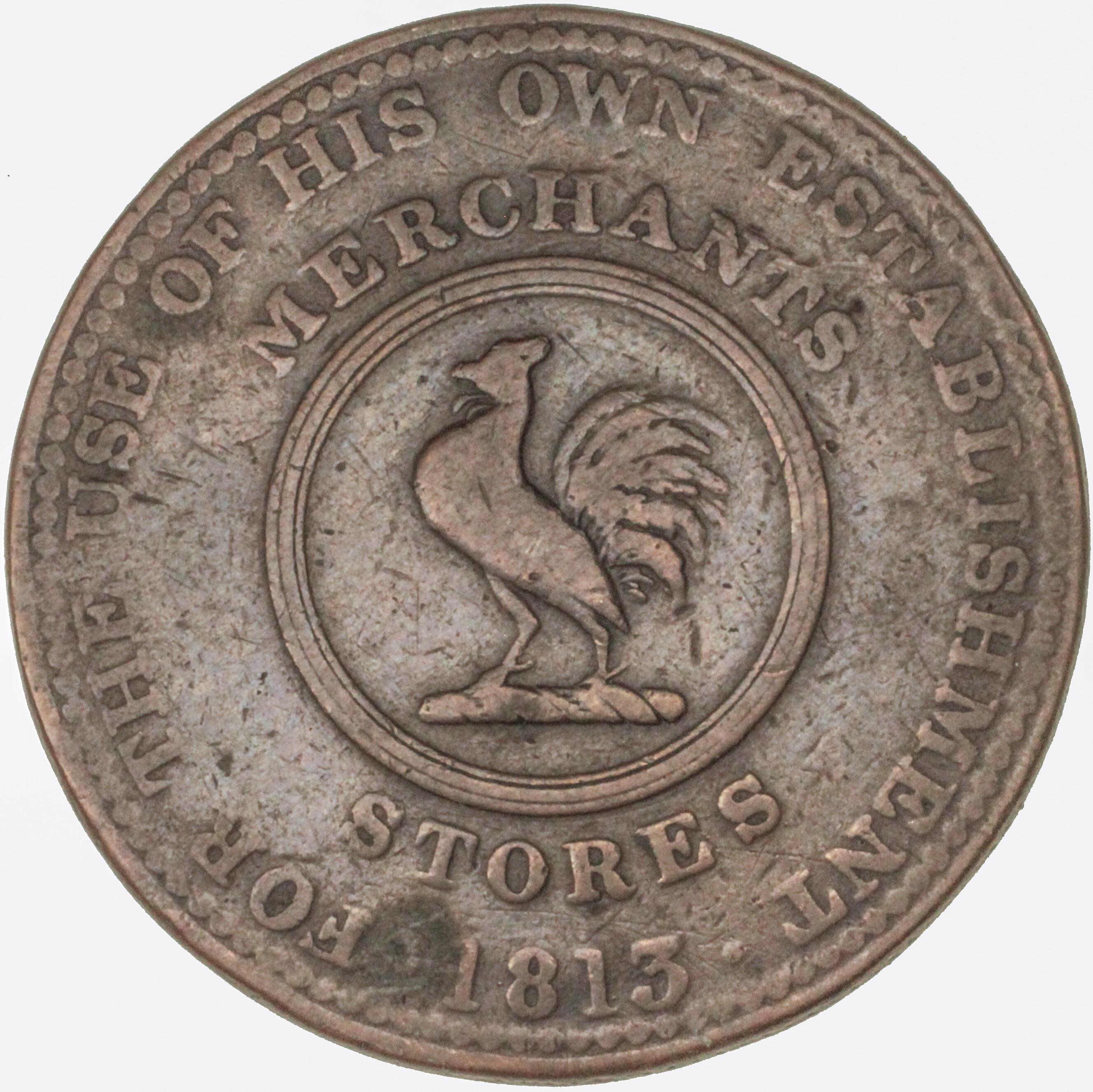 Ireland, Dublin. Edward Stephens. Penny token, 1813