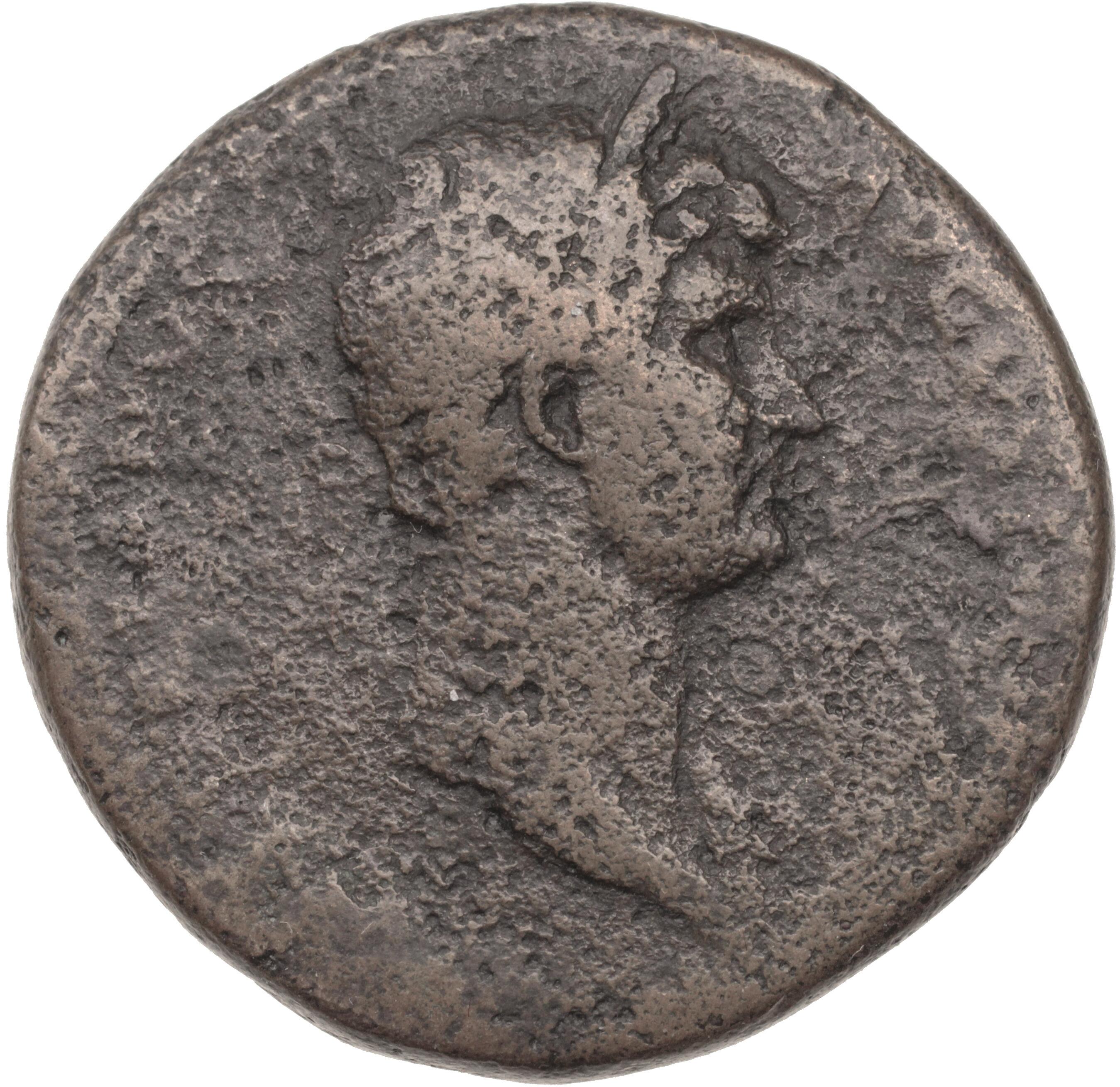 Hadrian (117-138). Æ Sestertius. Hilaritas and two childen.